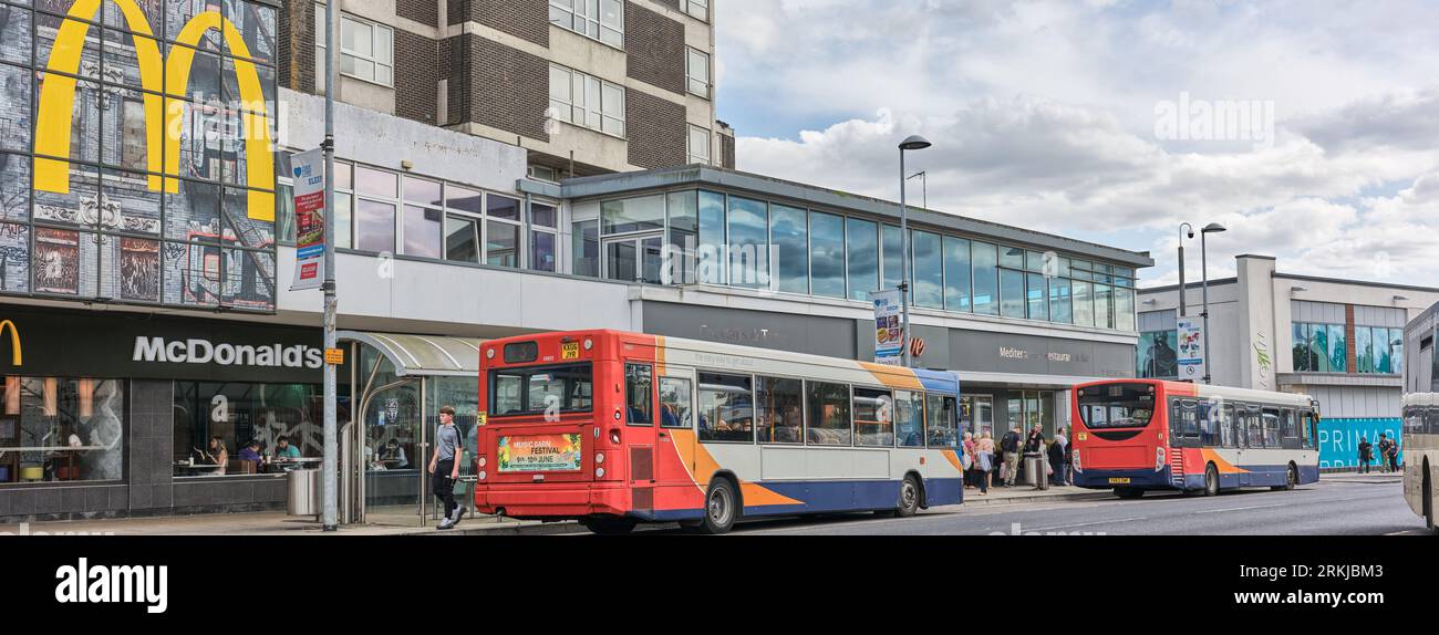 Town centre at Corby, England Stock Photo - Alamy