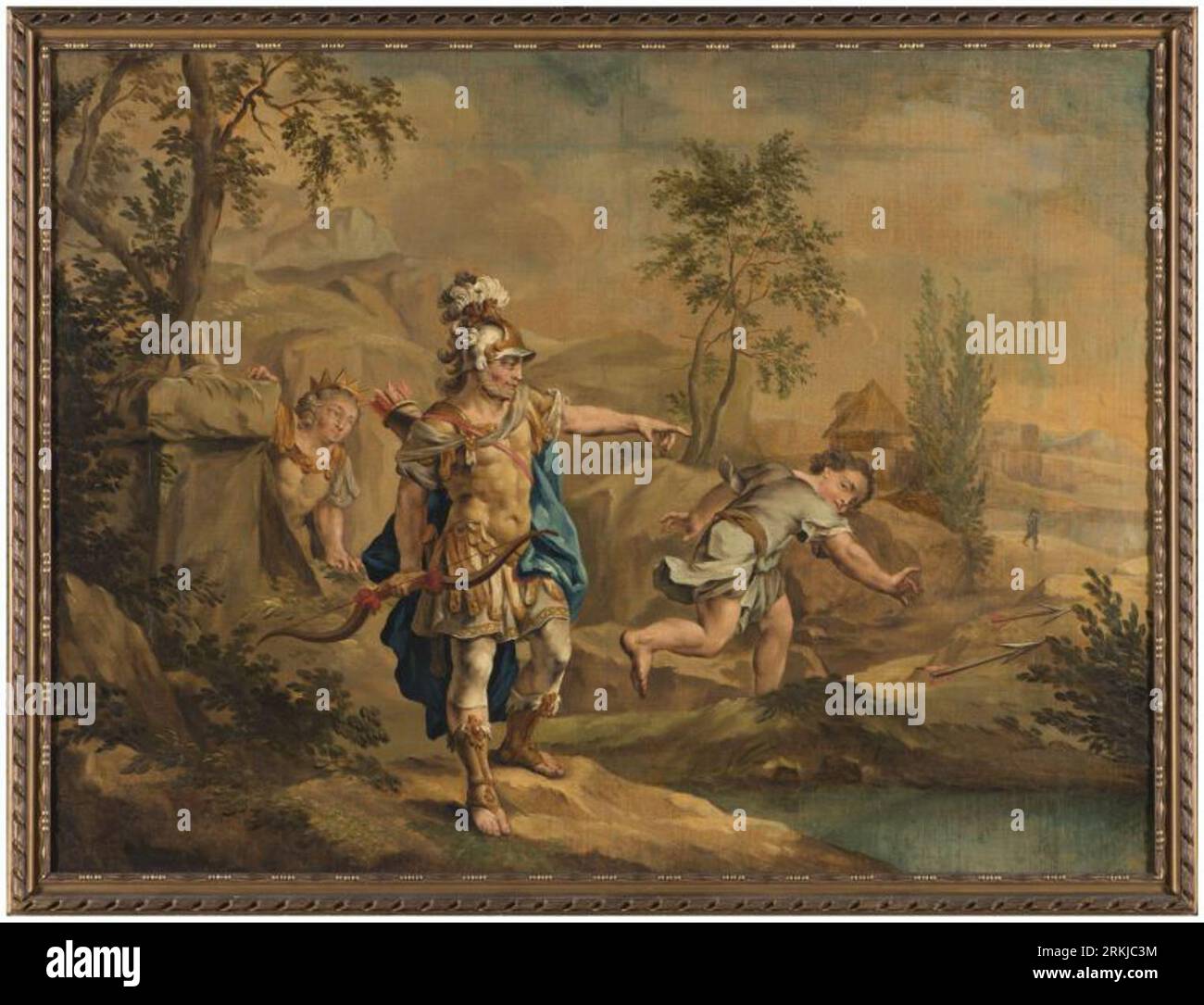 Geschiedenis van David en Jonathan 1759 by Rienk Keijert Stock Photo ...