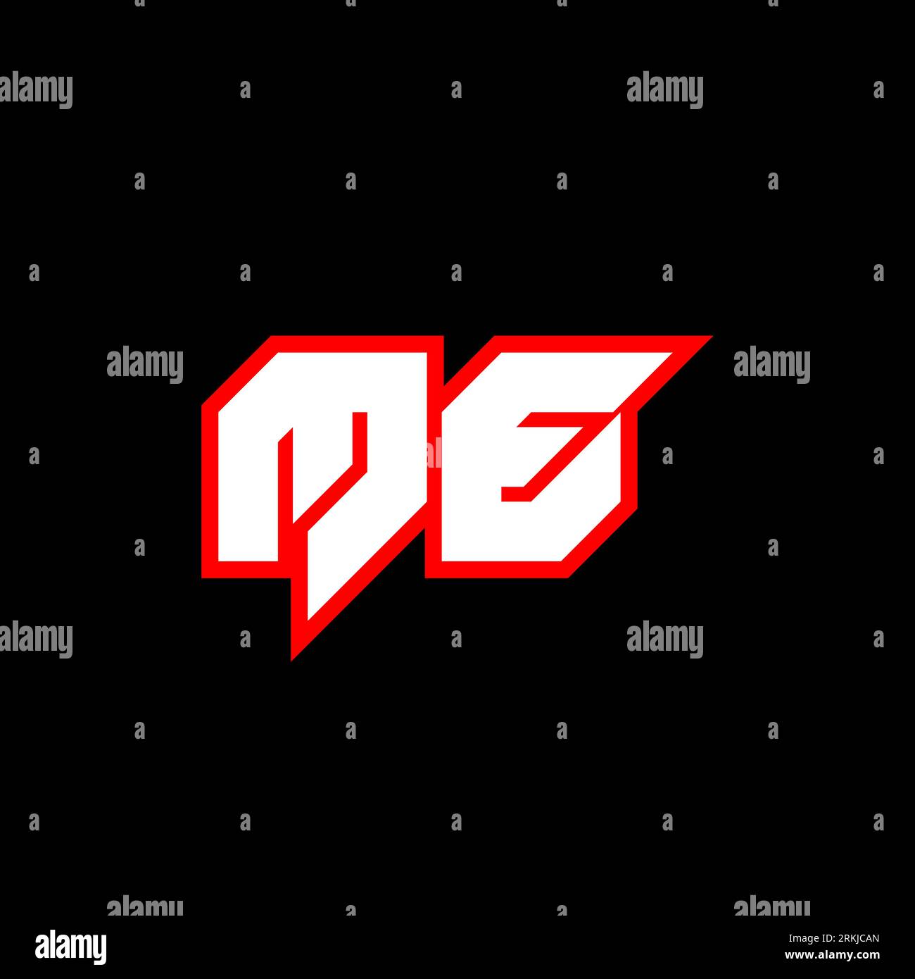 ME logo design, initial ME letter design with sci-fi style. ME logo for ...