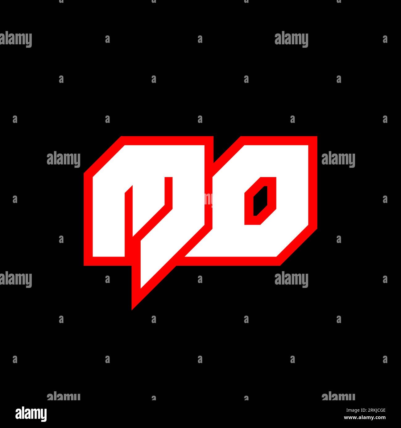 MD logo design, initial MD letter design with sci-fi style. MD logo for ...