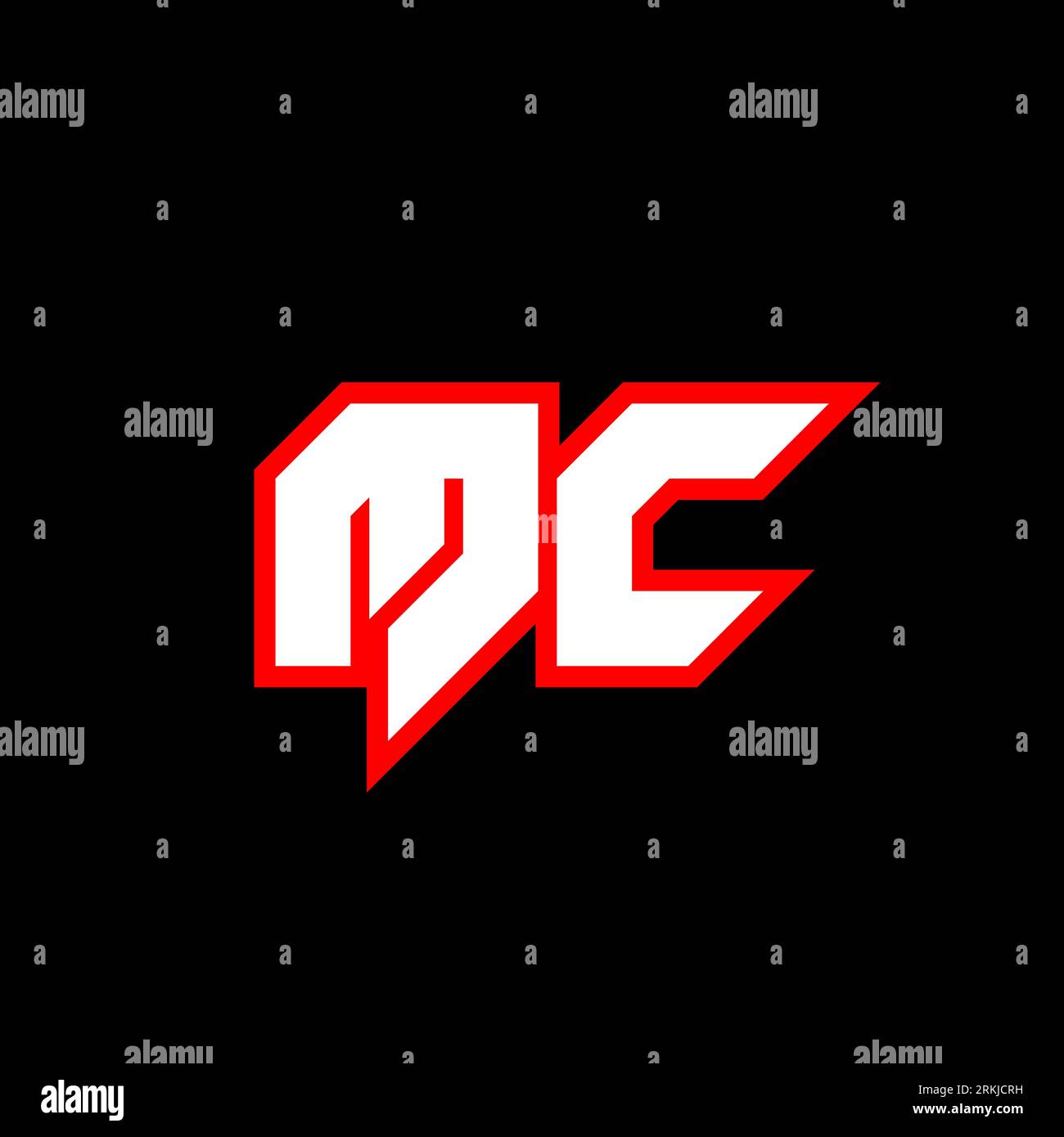 MC logo design, initial MC letter design with sci-fi style. MC logo for ...
