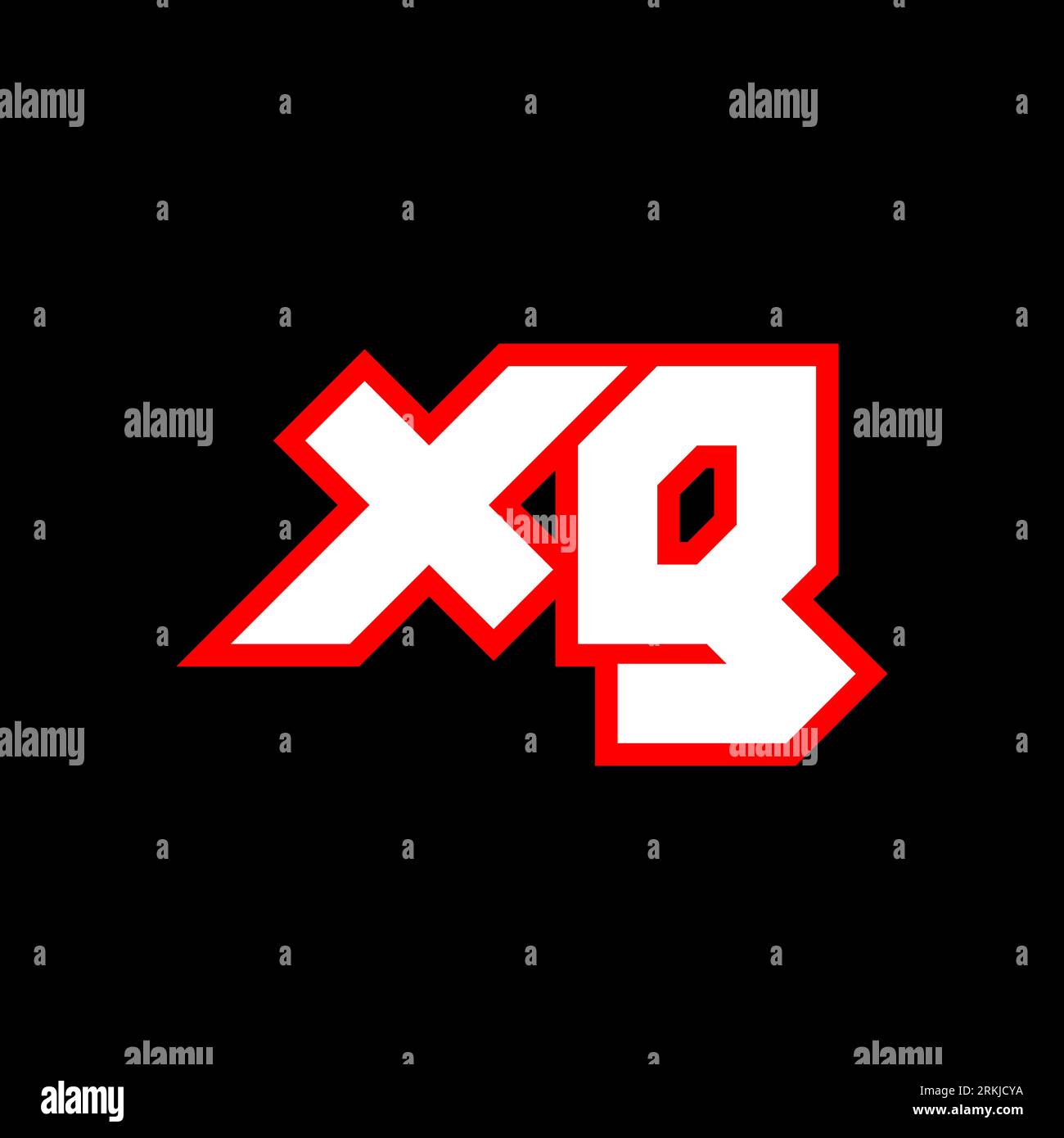 Xg letter design hi-res stock photography and images - Alamy