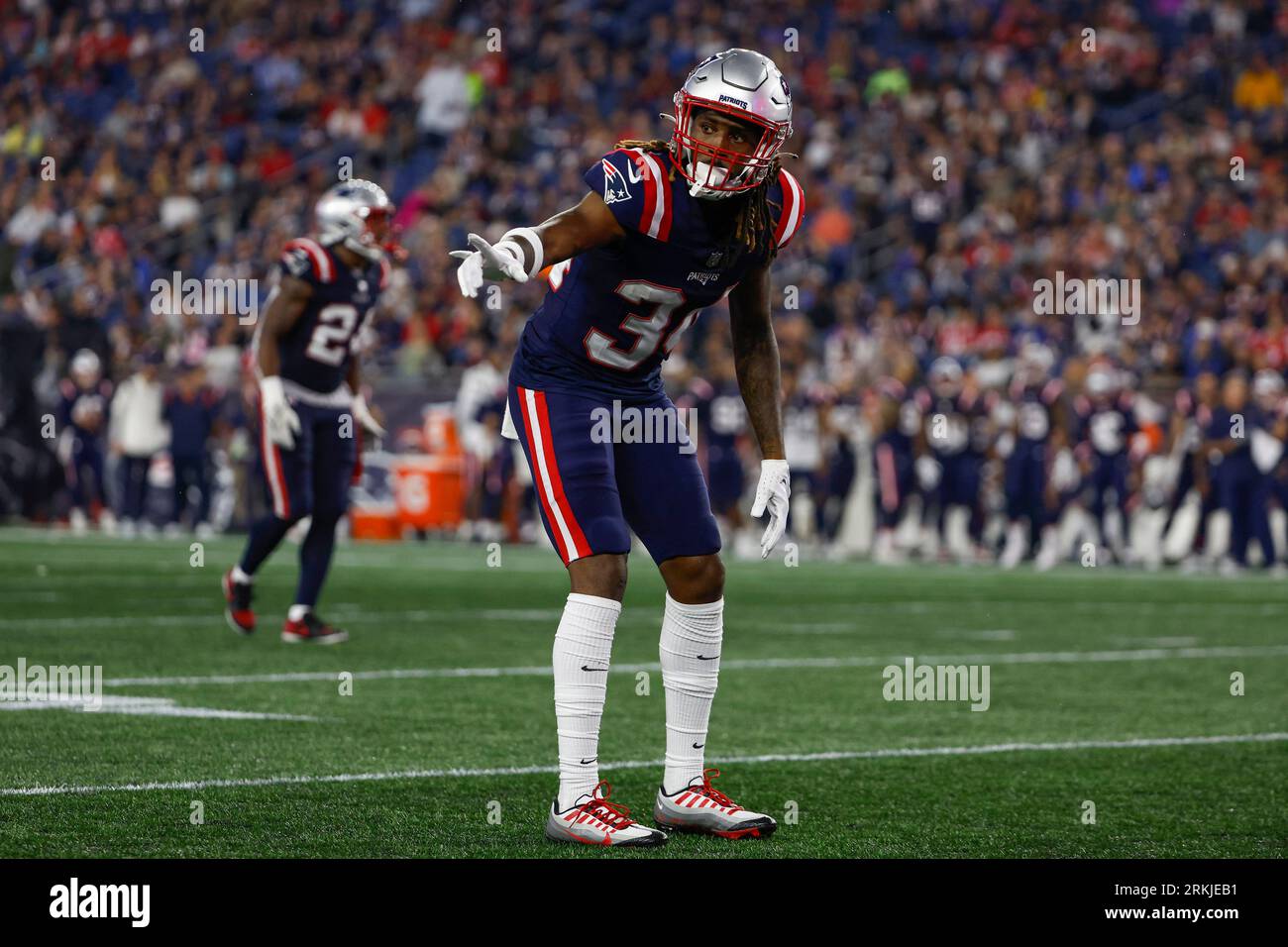 New England Patriots' Quandre Mosely during an NFL preseason football ...