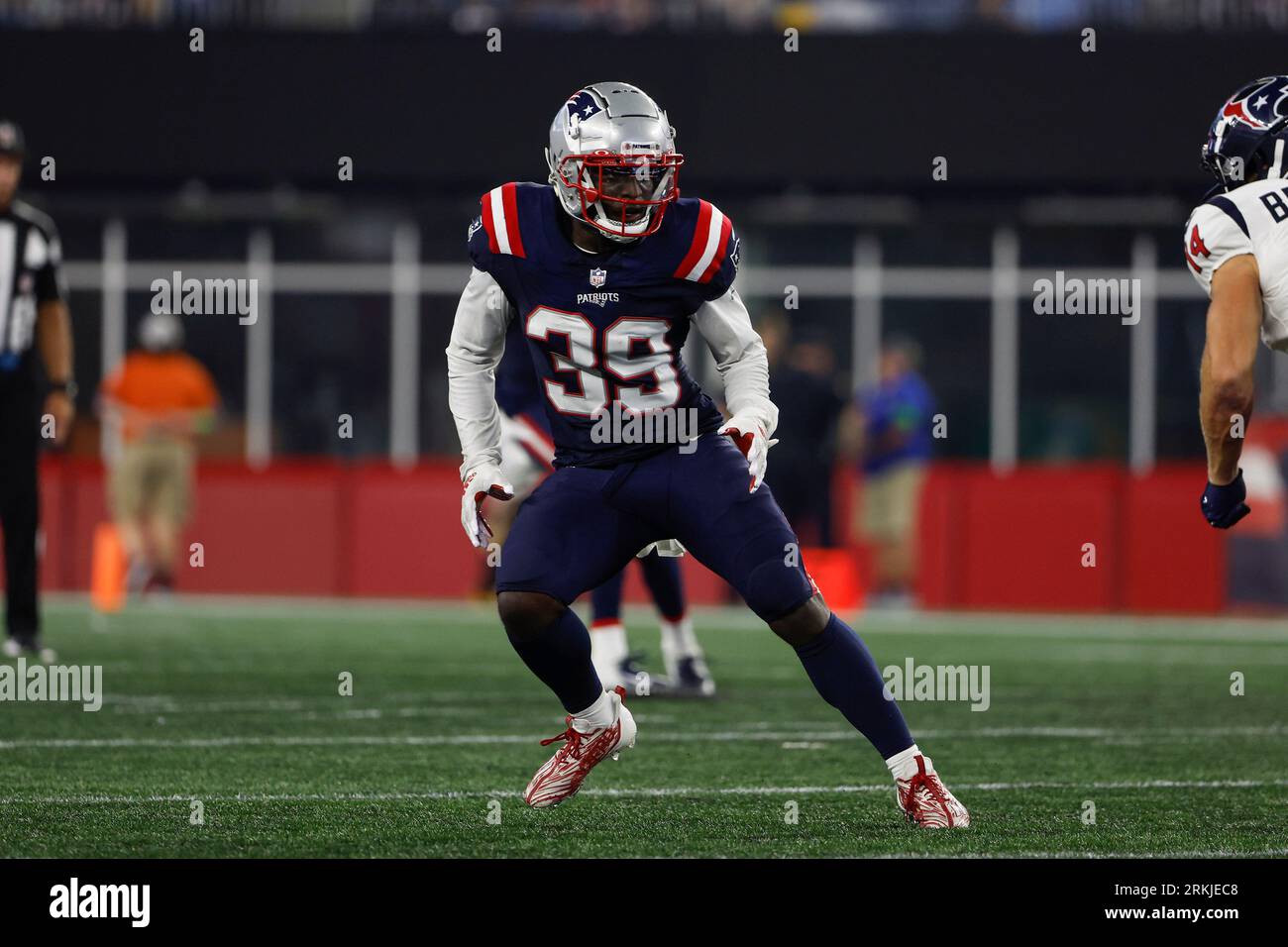 New England Patriots cornerback Rodney Randle Jr. during an NFL ...