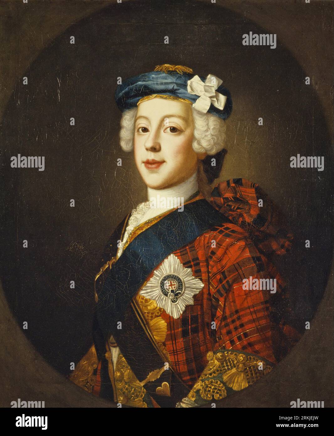 Prince Charles Edward Stuart 1750 by William Mosman Stock Photo - Alamy