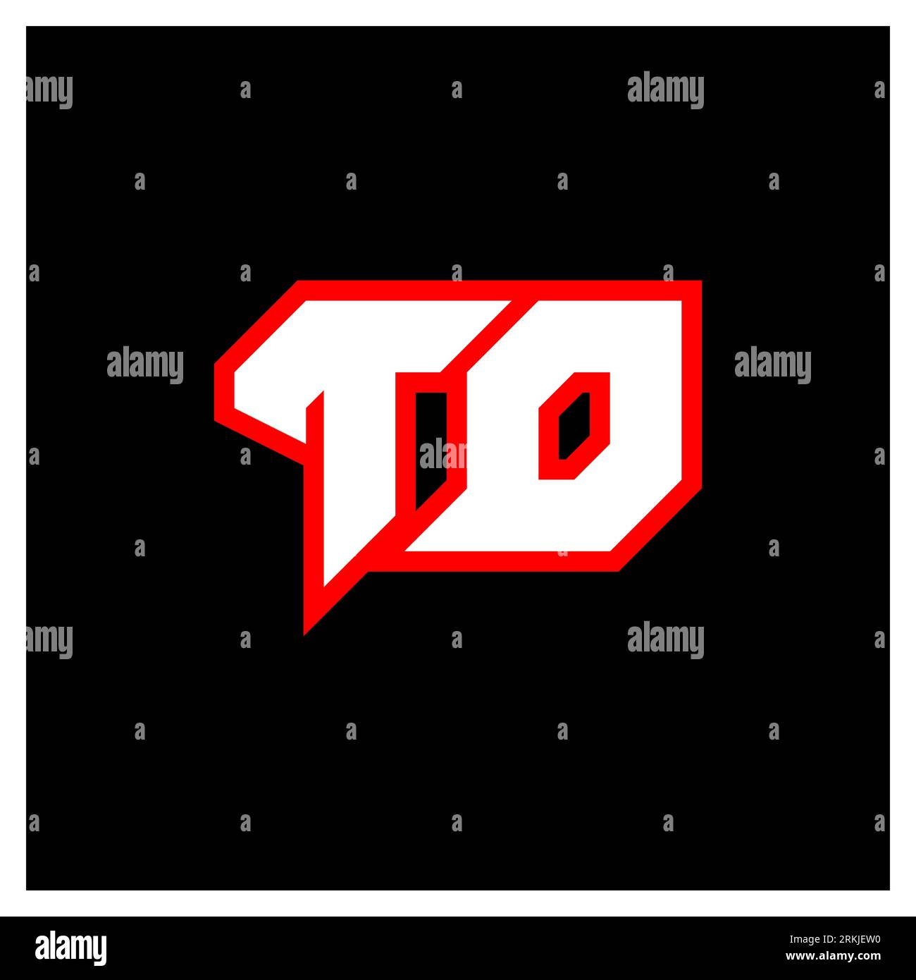 TD logo design, initial TD letter design with sci-fi style. TD logo for ...