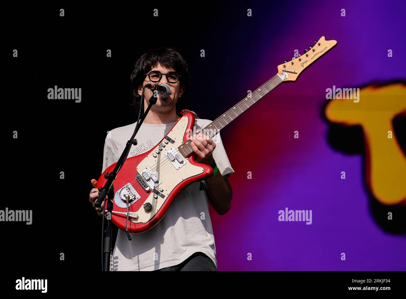 Harvey Geraghty of The Lazy Eyes performs live onstage at the All ...