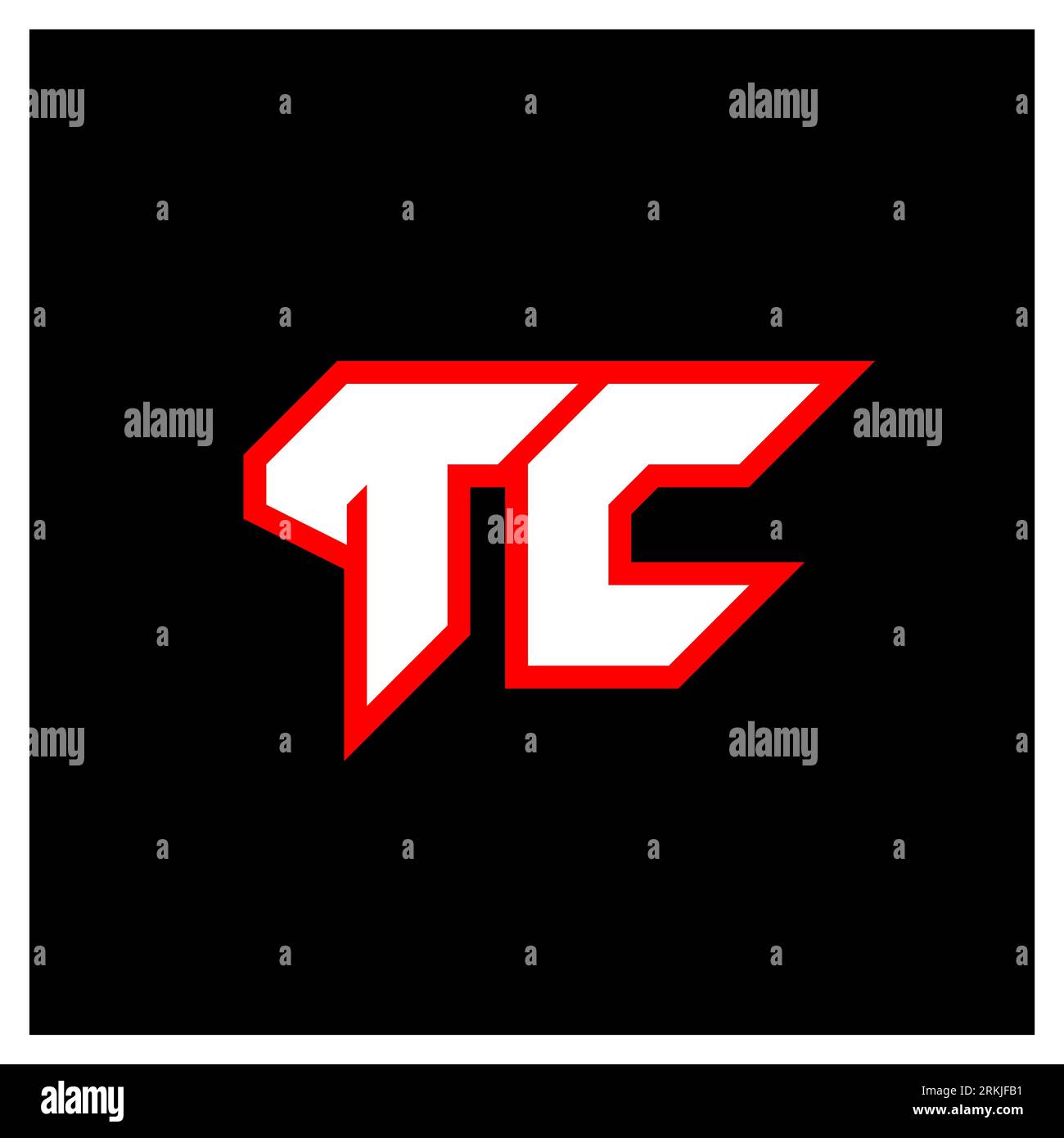 TC logo design, initial TC letter design with sci-fi style. TC logo for ...