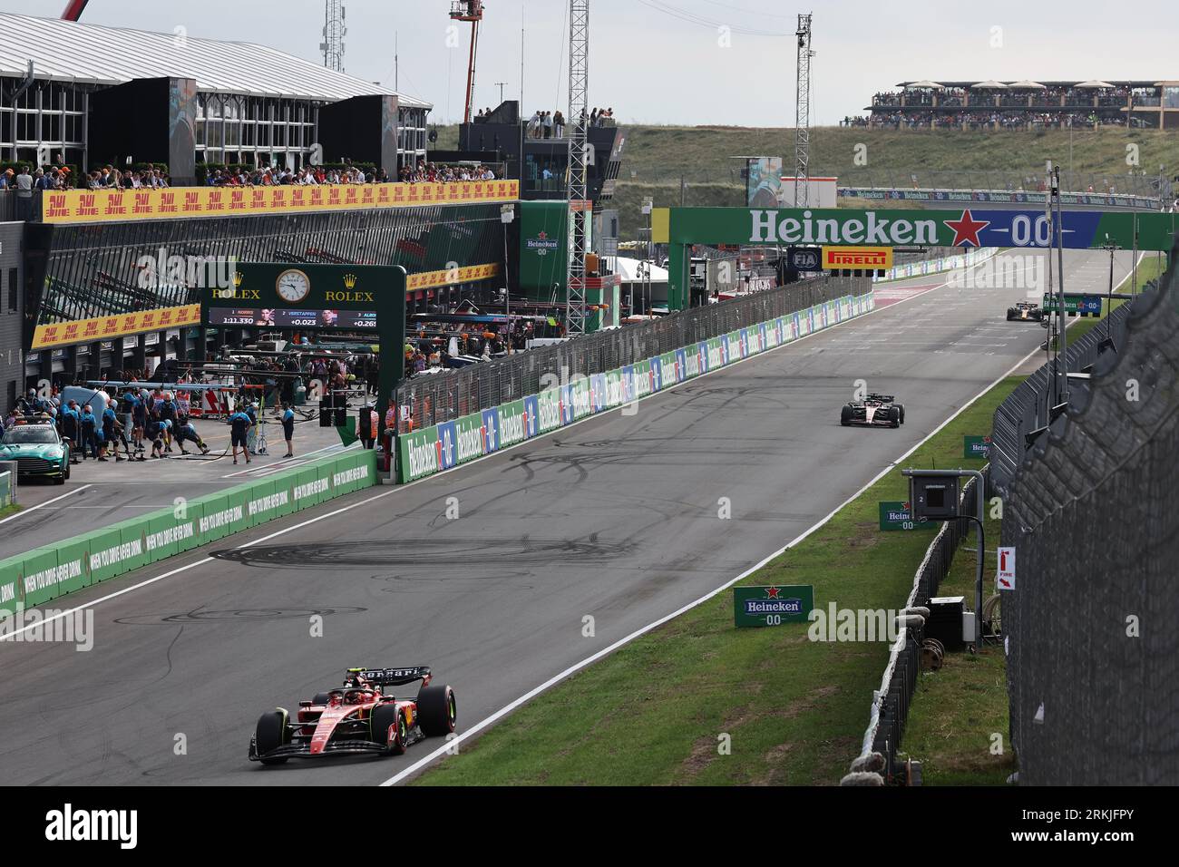 Carlos Sainz Jr (ESP) Ferrari SF-23. Credit: James Moy/Alamy Live News ...