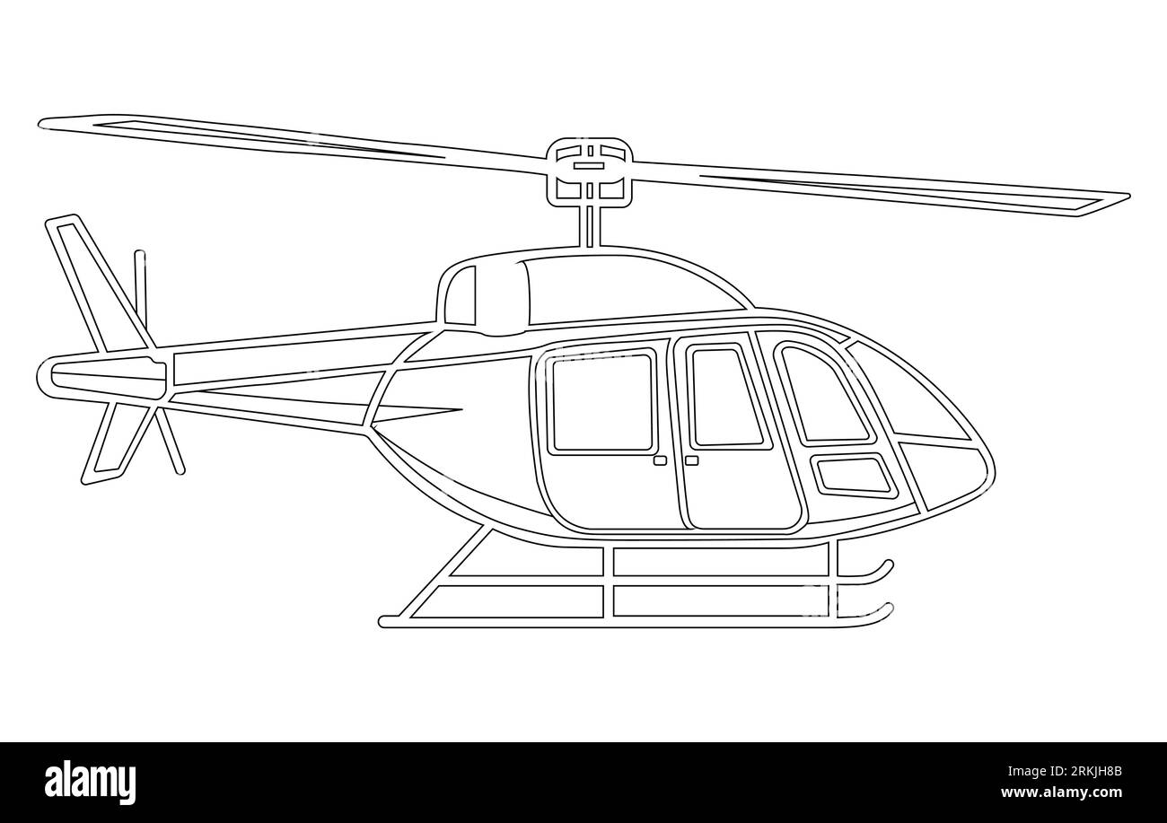Helicopter Drawing