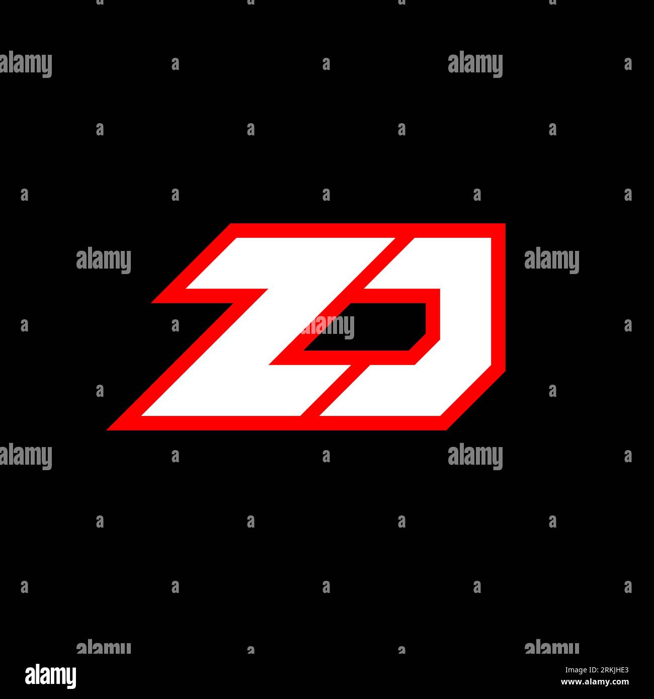 ZJ logo design, initial ZJ letter design with sci-fi style. ZJ logo for ...