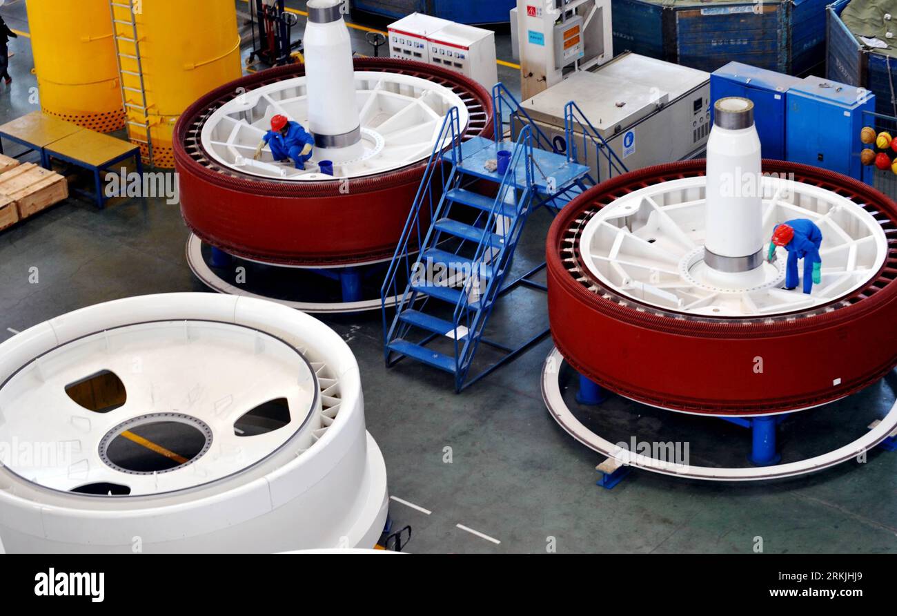 Goldwind wind turbine hi-res stock photography and images - Alamy