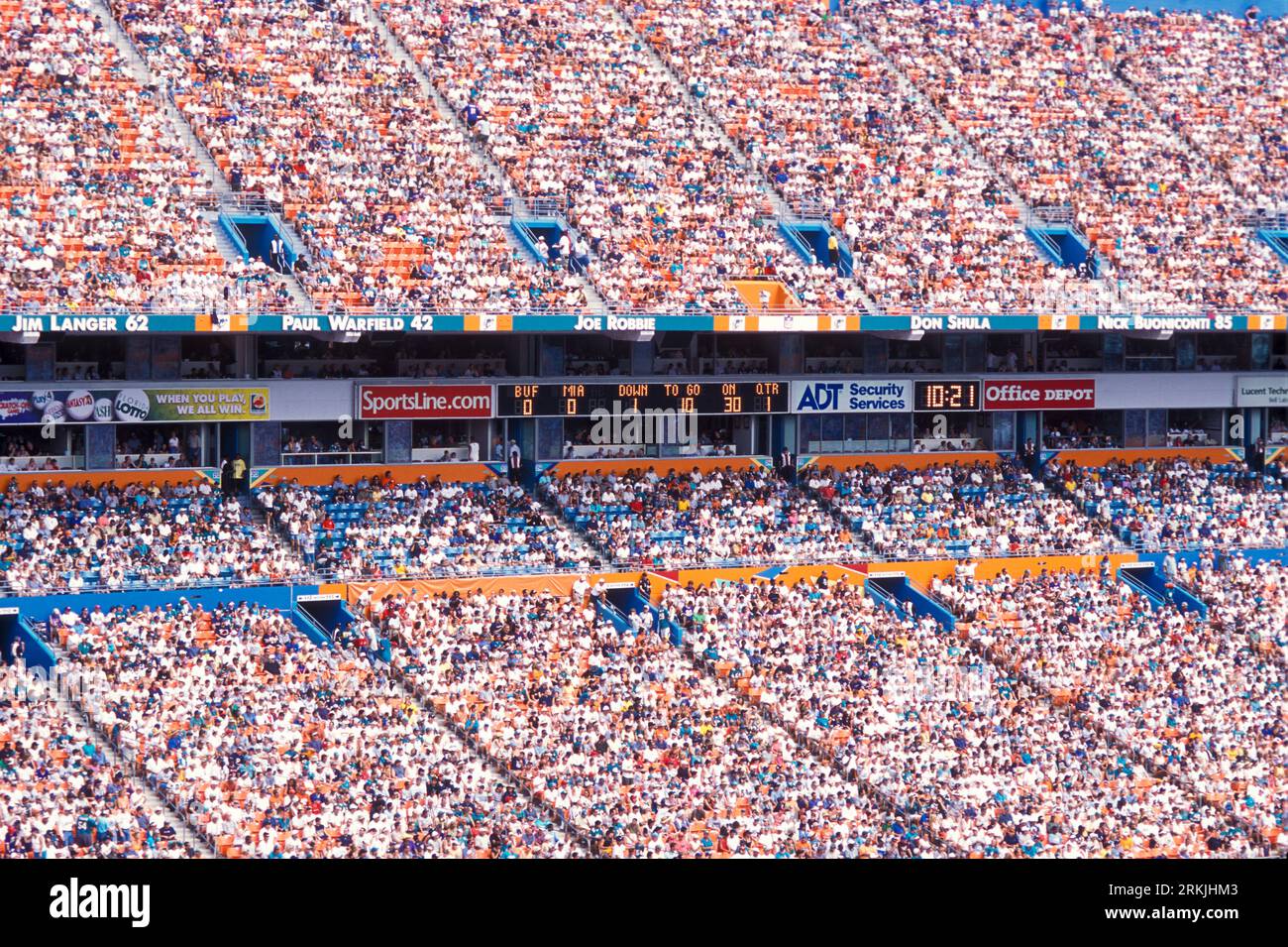 Crowd in a stadium, Miami, Florida, USA Stock Photo - Alamy