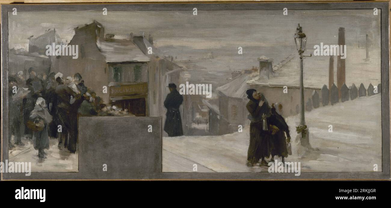 Esquisse pour le cabinet du préfet de l'Hôtel de Ville de Paris : La ...