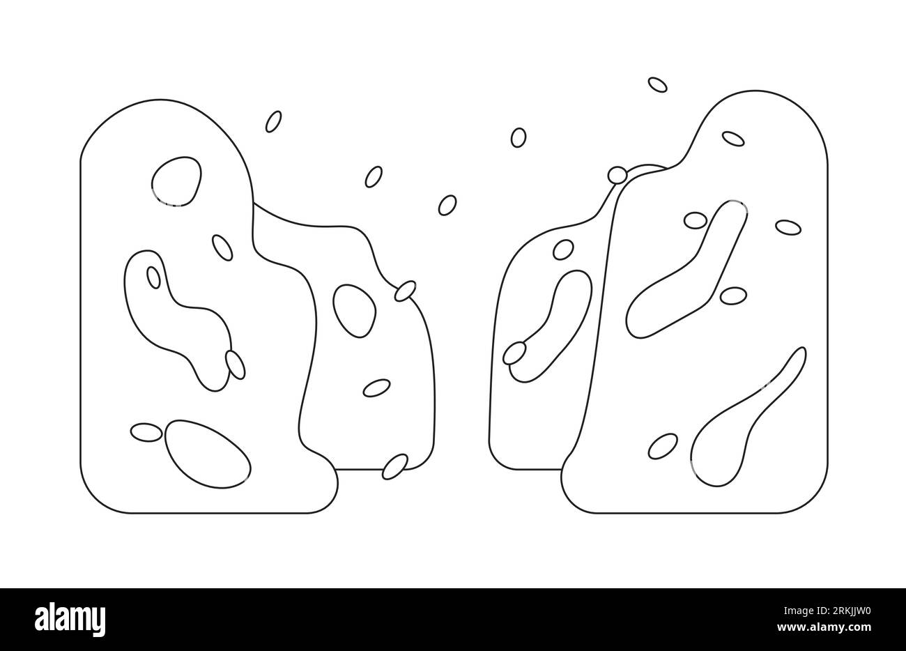 Blizzard monochrome flat vector object Stock Vector Image & Art - Alamy