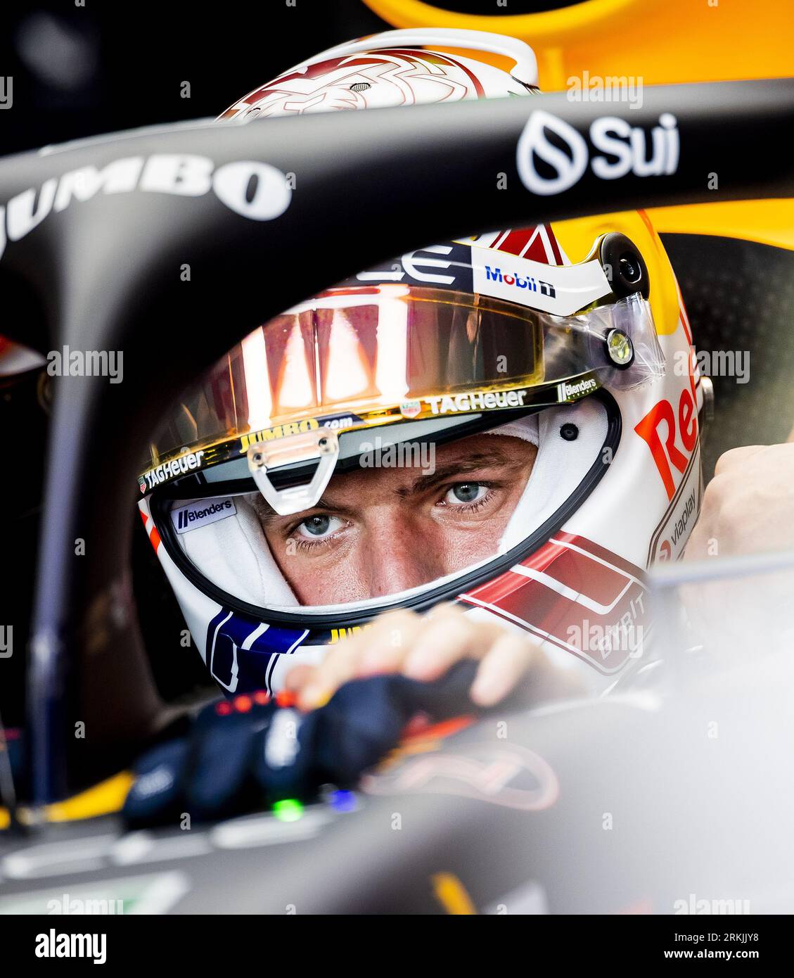 ZANDVOORT - Max Verstappen (Red Bull Racing) during 2nd Free Practice ...
