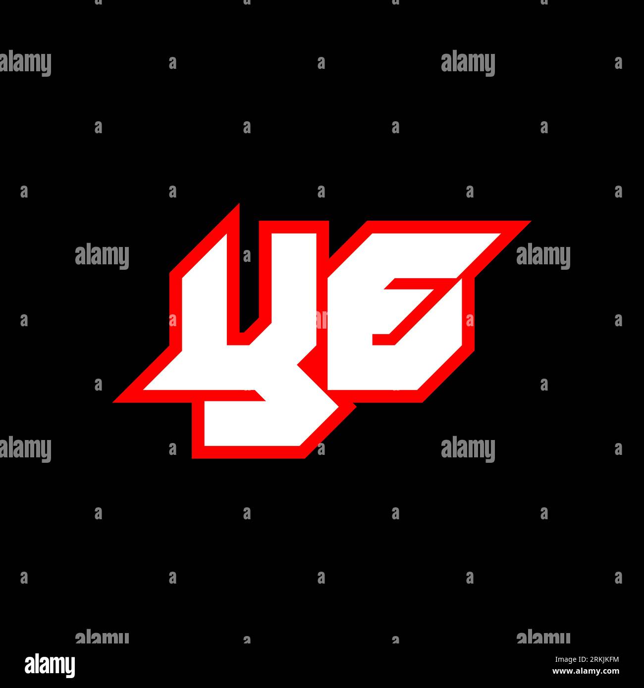 YE logo design, initial YE letter design with sci-fi style. YE logo for ...