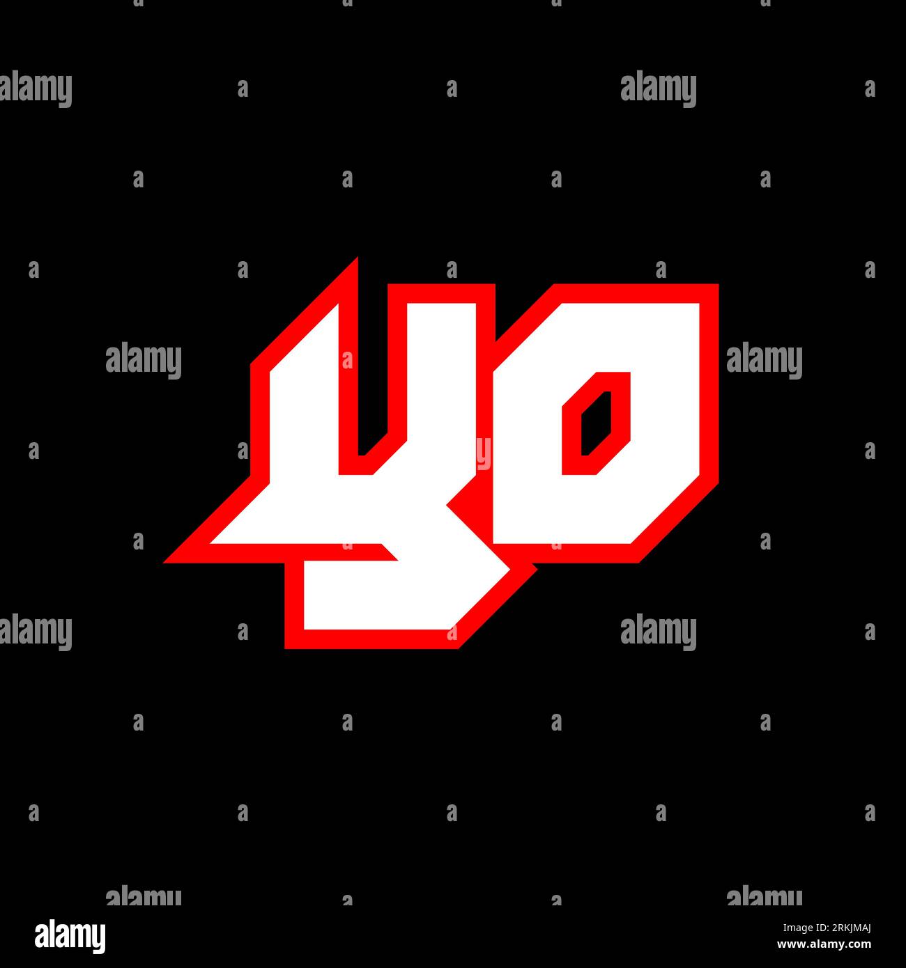 Yo logo Stock Vector Images - Alamy