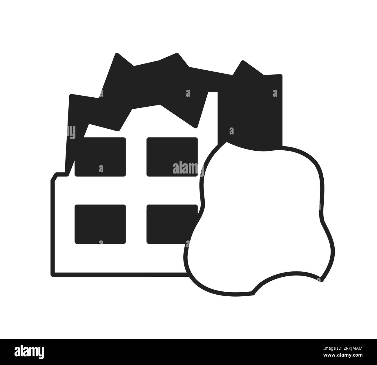 Ruined place Cut Out Stock Images & Pictures - Alamy