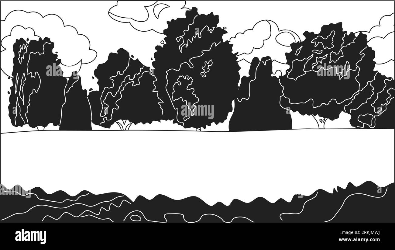 Park bw cute kawaii lo fi background Stock Vector Image & Art - Alamy Park bw cute kawaii lo fi background Stock Vector Image & Art - Alamy
