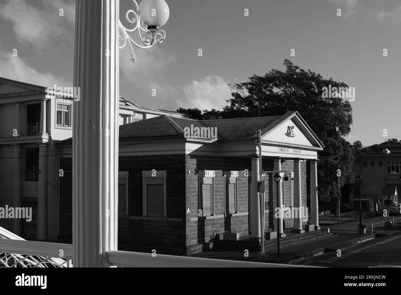 The Carnegie Library is located in the centre of the town of Curepipe ...