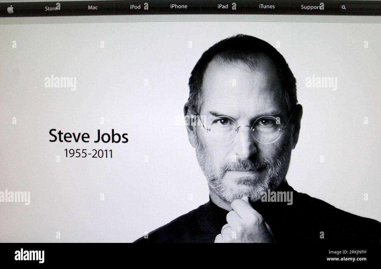 Steve jobs death hi-res stock photography and images - Alamy