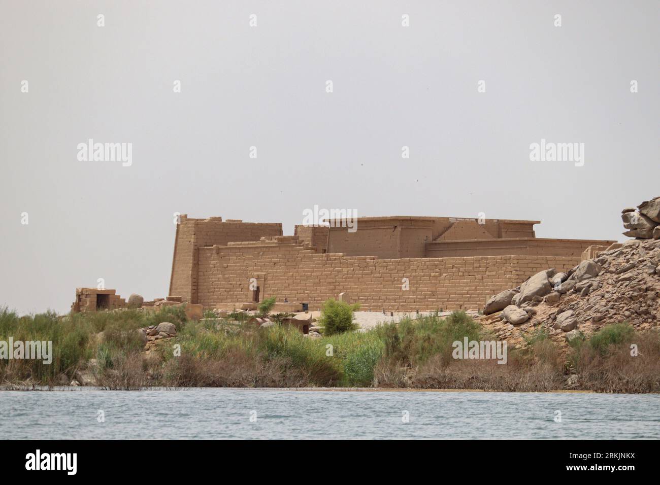 Ancient egyptian temple of Kalabsha (Temple of Mandulis) on lake Nasser ...