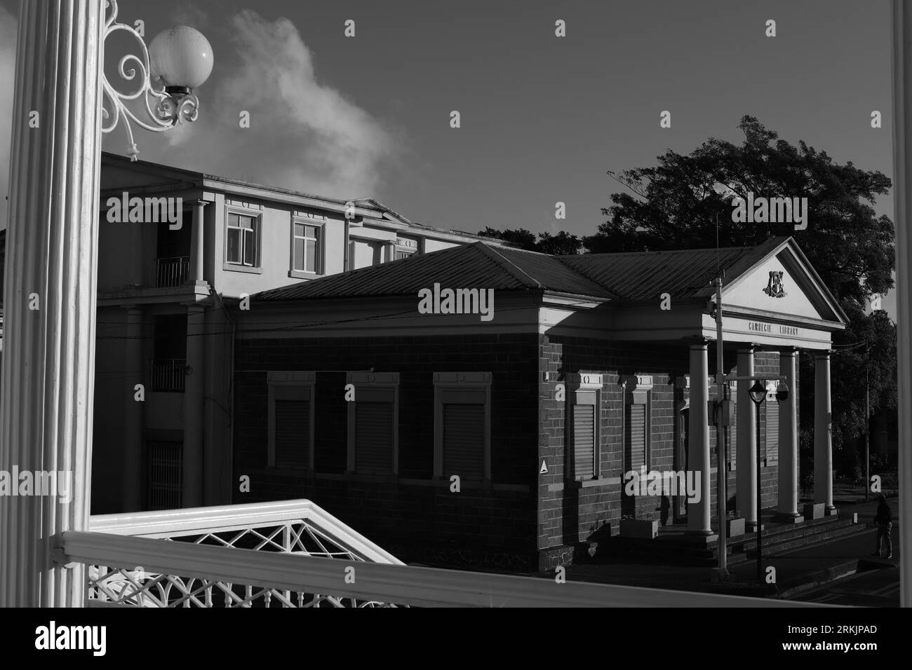 The Carnegie Library is located in the centre of the town of Curepipe ...