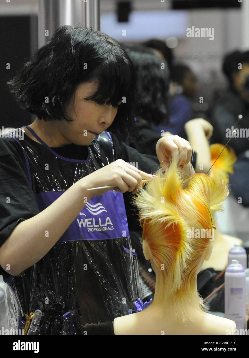 Hairdressing competition hi-res stock photography and images - Alamy