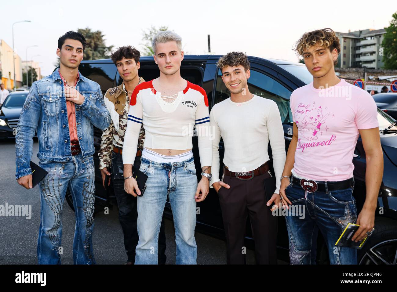 Bene Shulz, Jacob Rott, Julien Brown, Luis Freitag and Tim Schaeker of ...