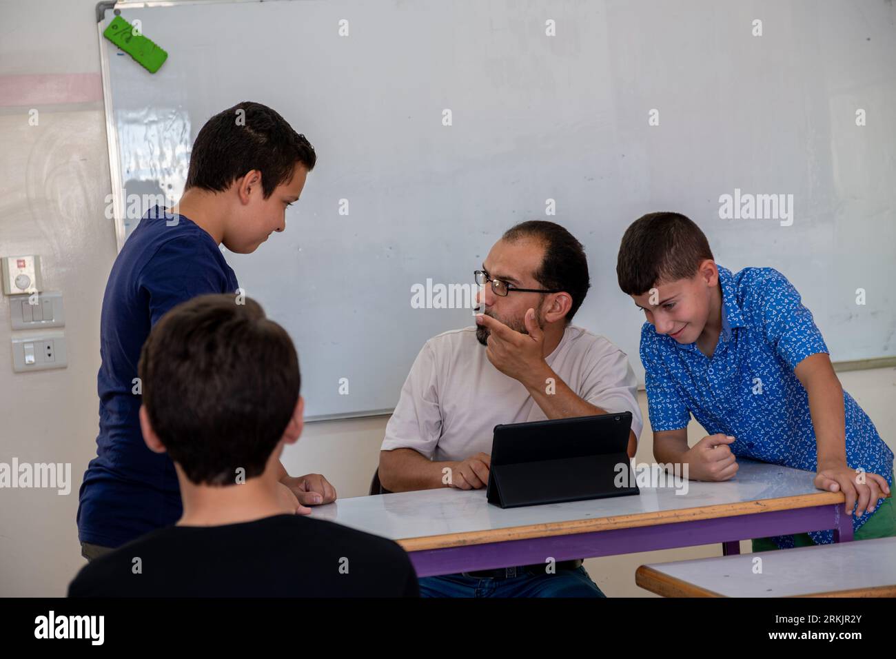 Student progress meeting hi-res stock photography and images - Alamy