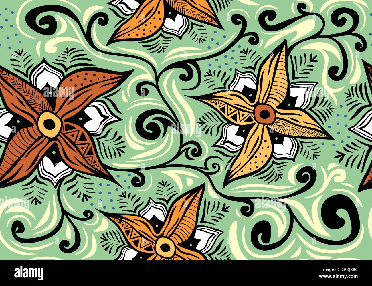 Batik style hi-res stock photography and images - Alamy