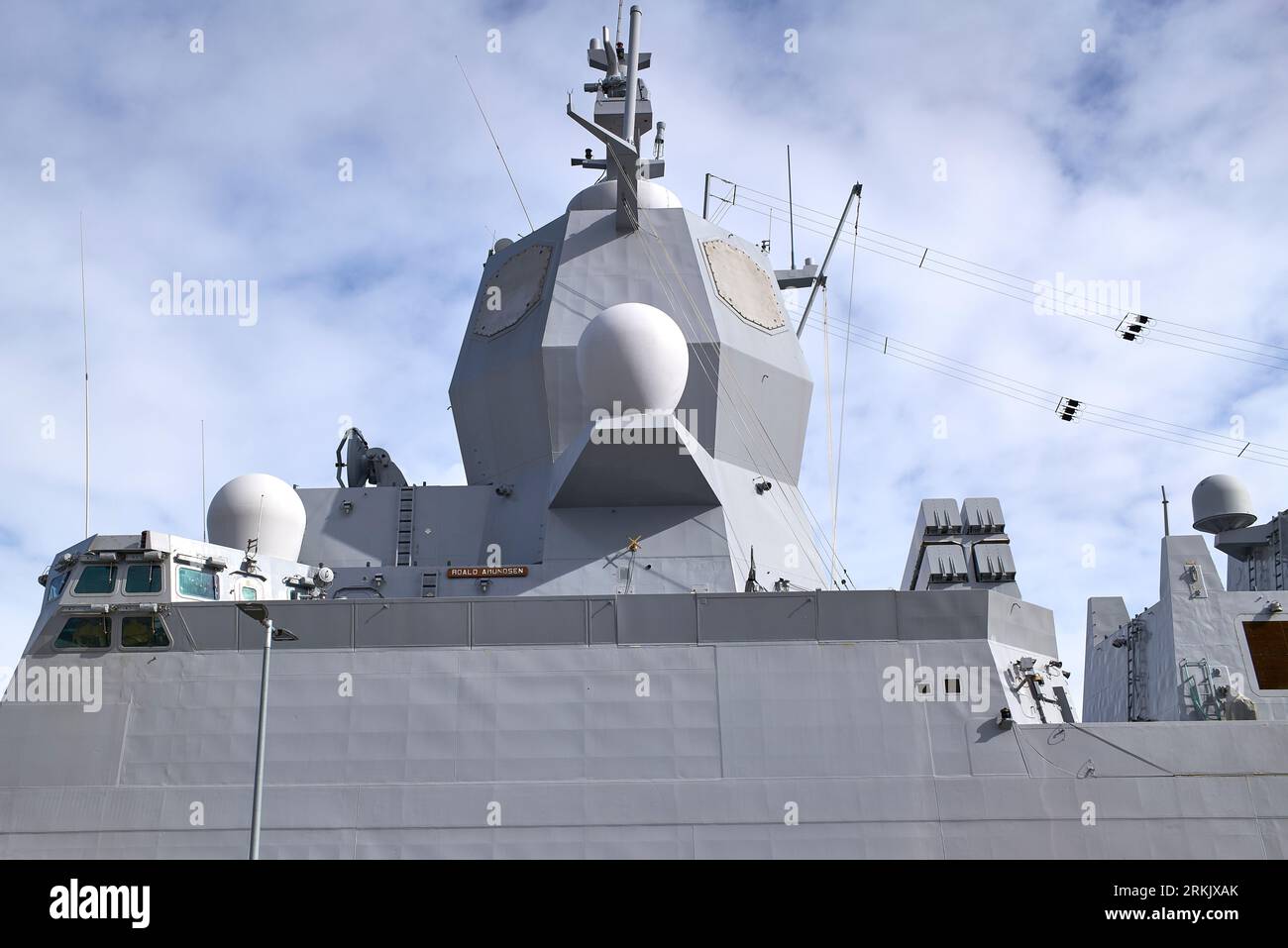 The Royal Norwegian Navy Fridtjof Nansen-class frigate, HNoMS Roald ...