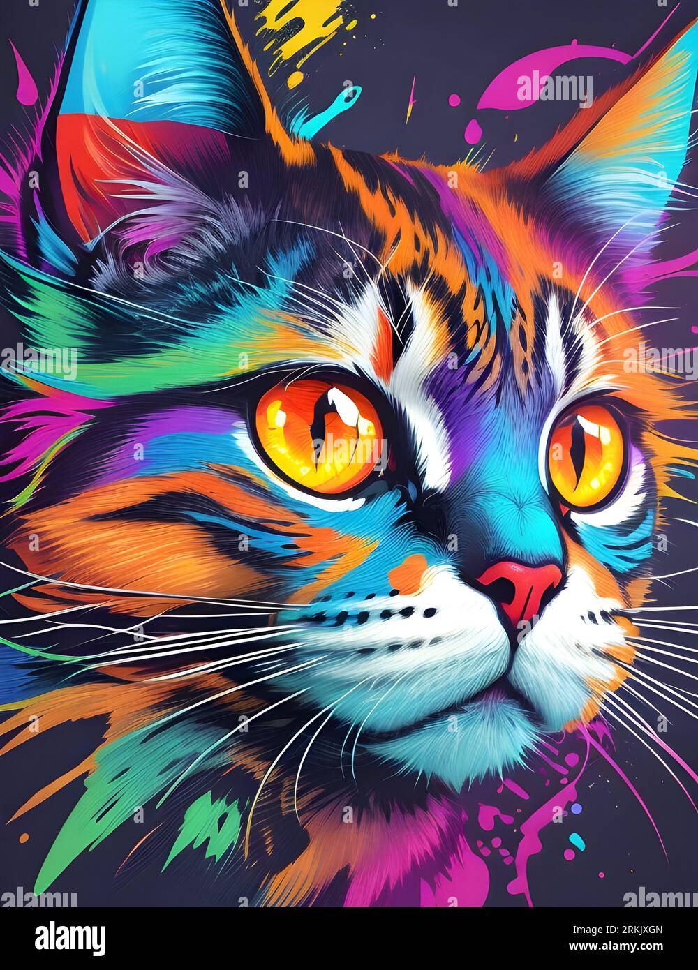 vector t-shirt art ready for print colorful graffiti illustration of a ...
