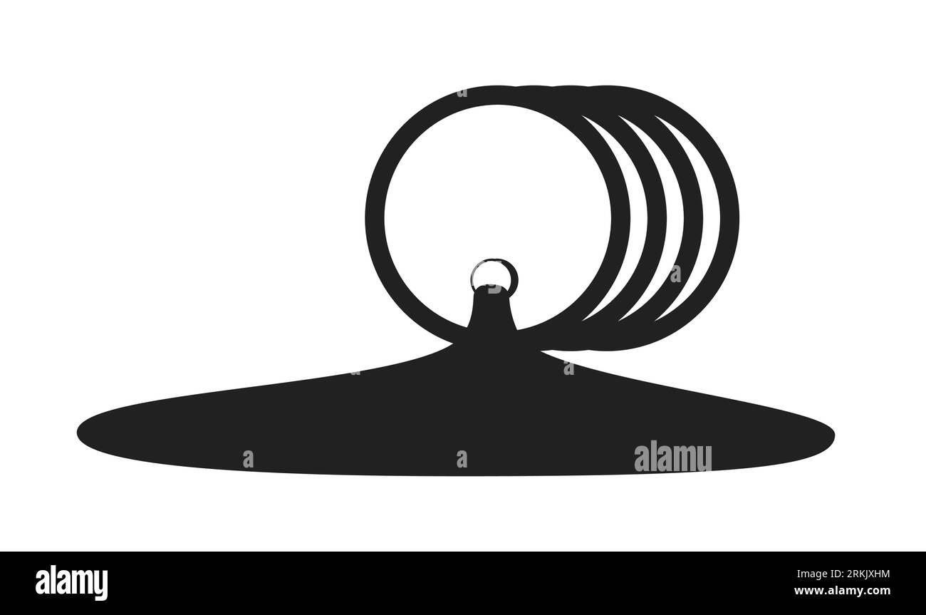 Oil spill from barrel monochrome flat vector object Stock Vector Image ...