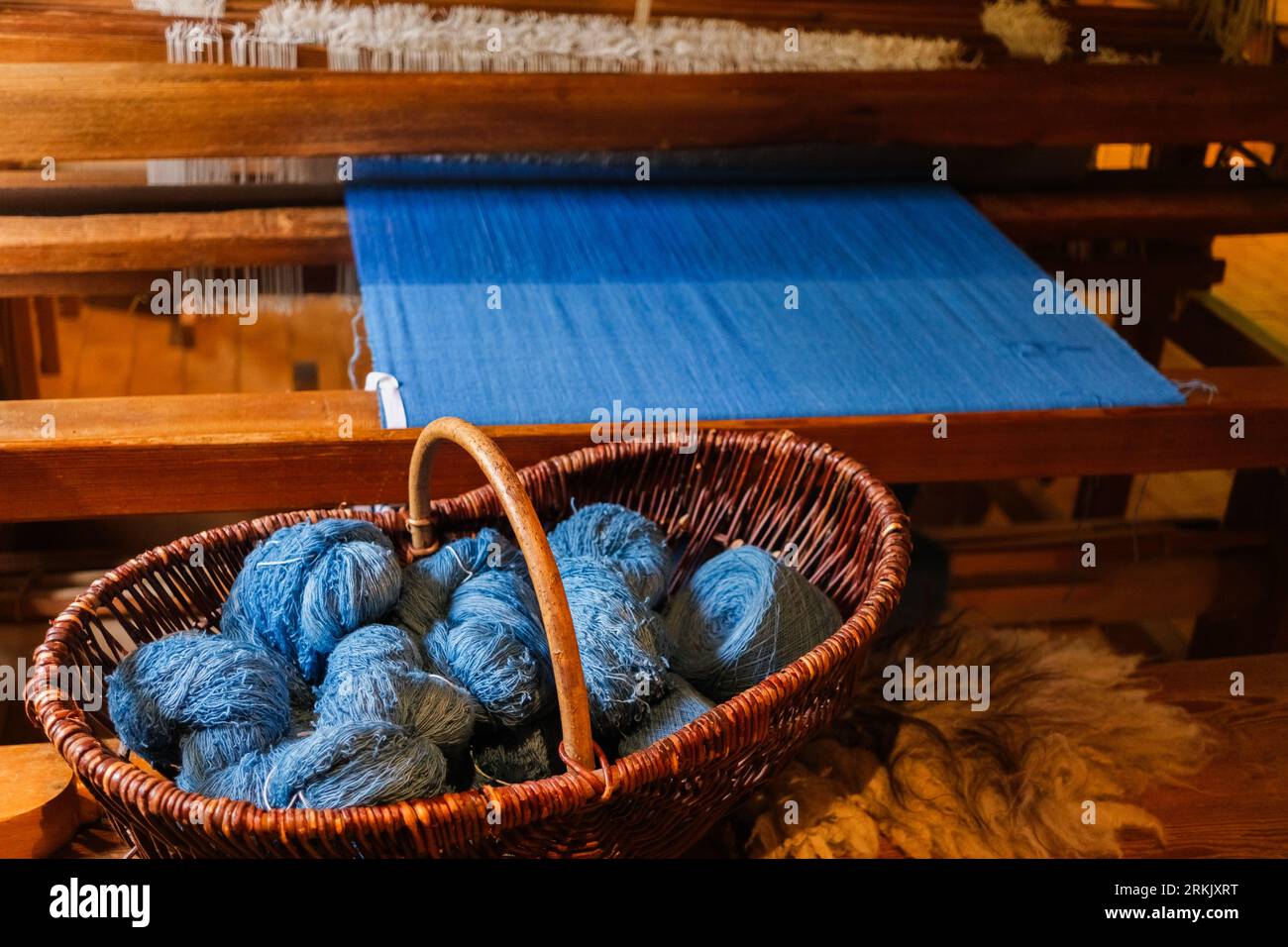 Natural dye threads hi-res stock photography and images - Alamy