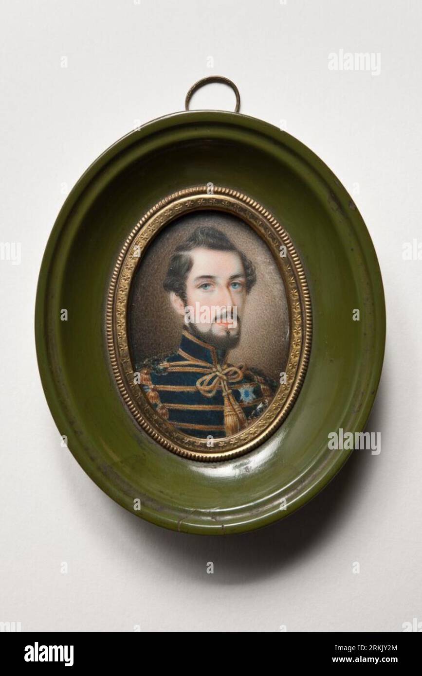 Karl XV (1826-1872), kung av Sverige och Norge, g.m. Lovisa, prinsessa ...