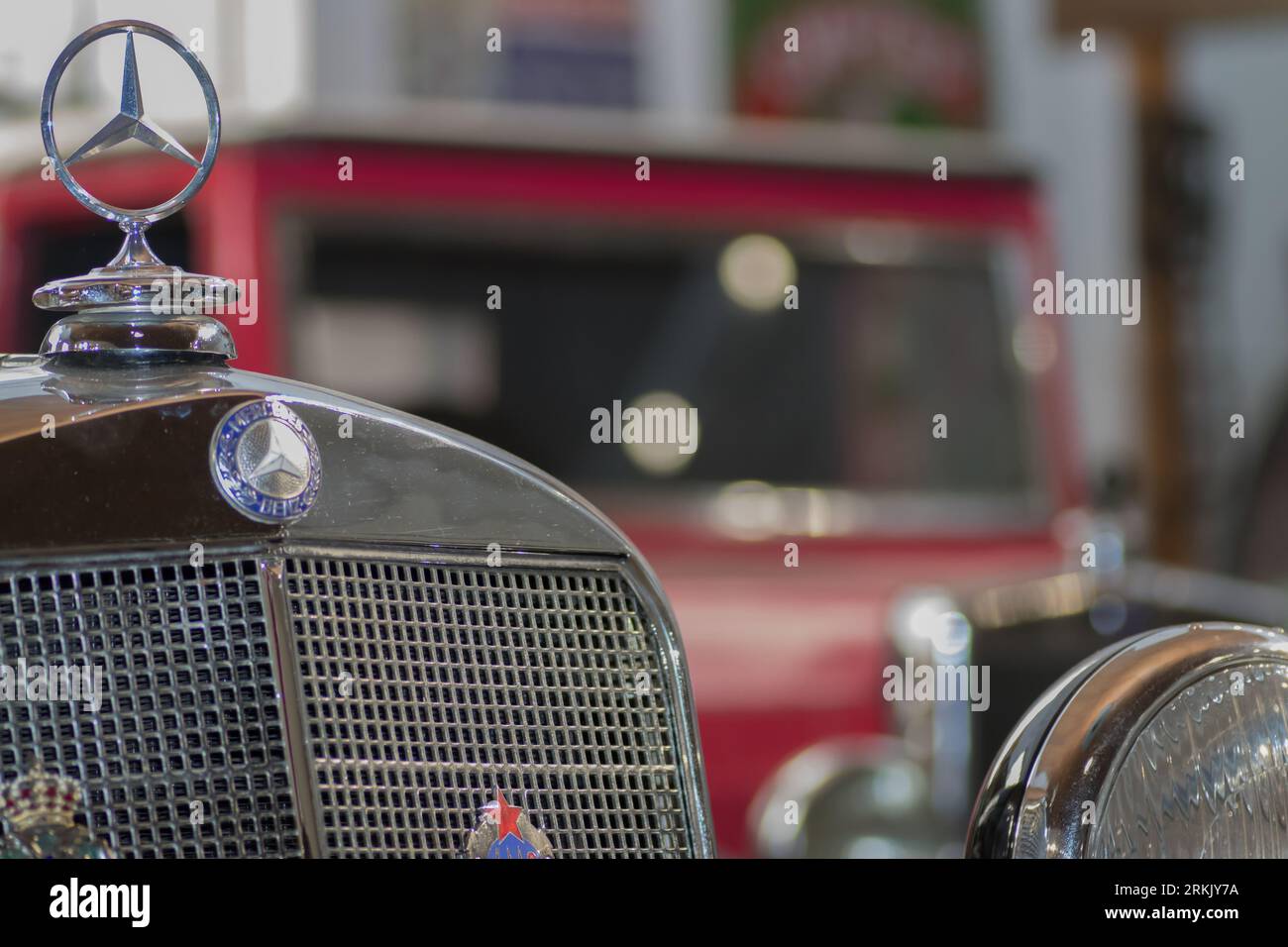Collection of Vintage vehicles, some of them made 100 years ago ...