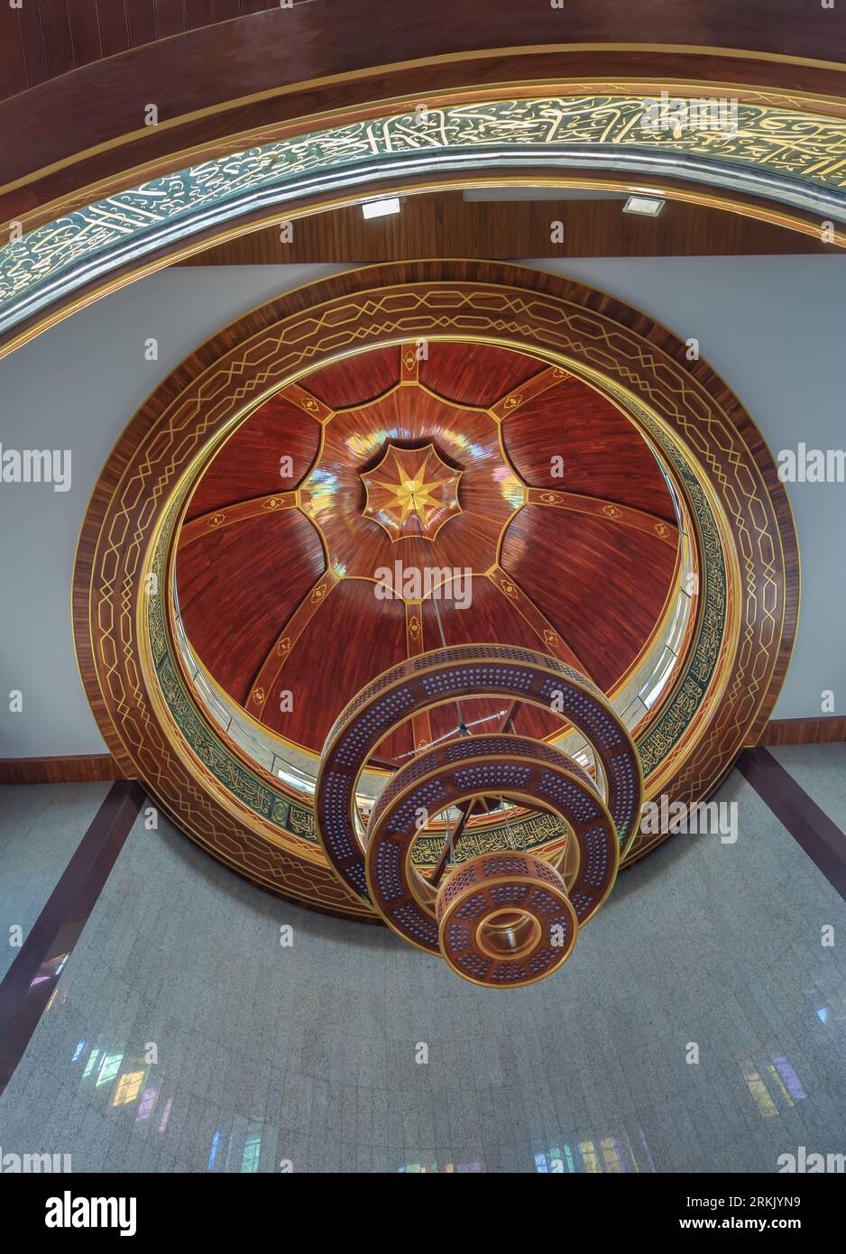 Bangkok, Thailand - June 23, 2023 - Look up to the ceiling has the ...