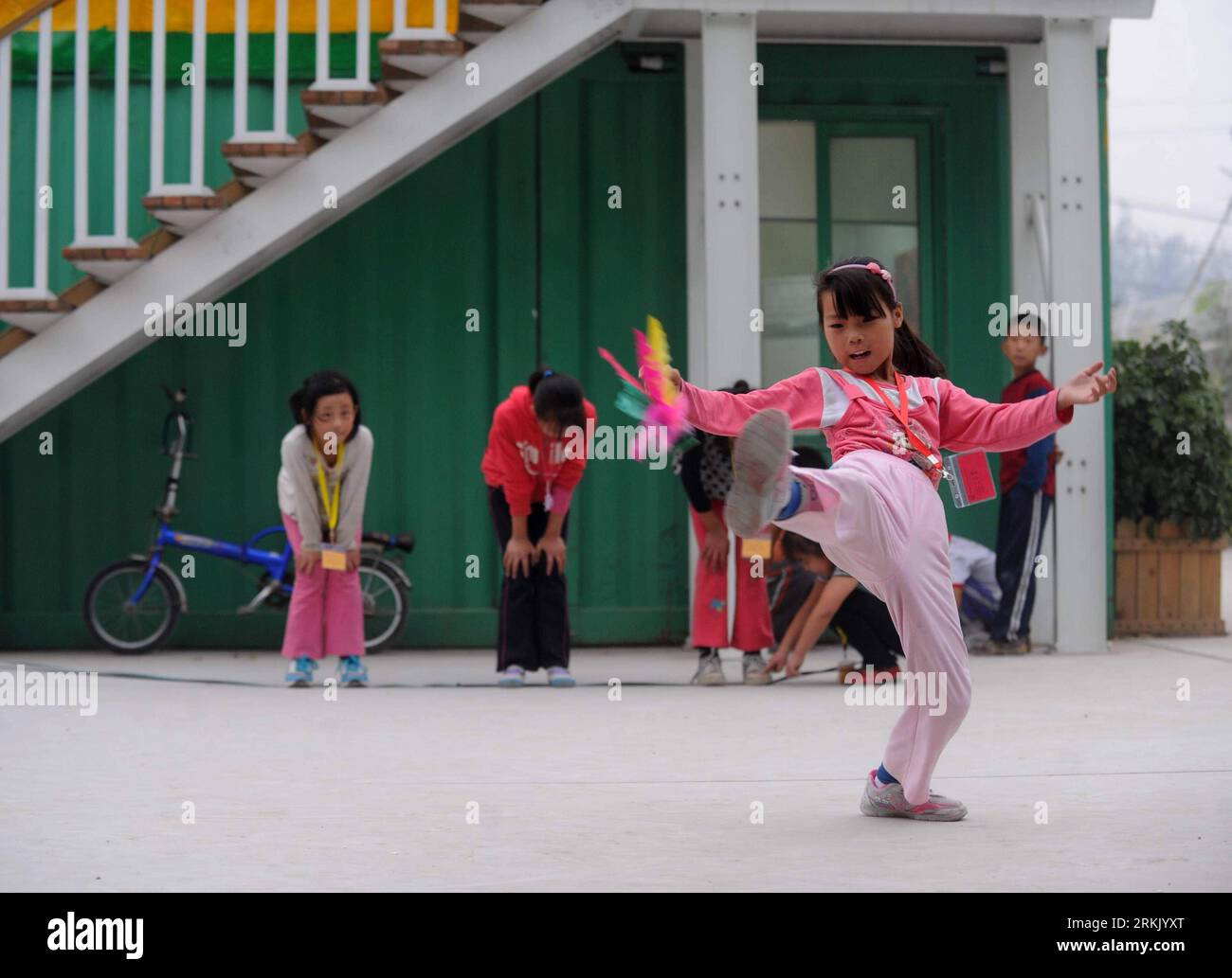 Kick the shuttlecock hi-res stock photography and images - Alamy