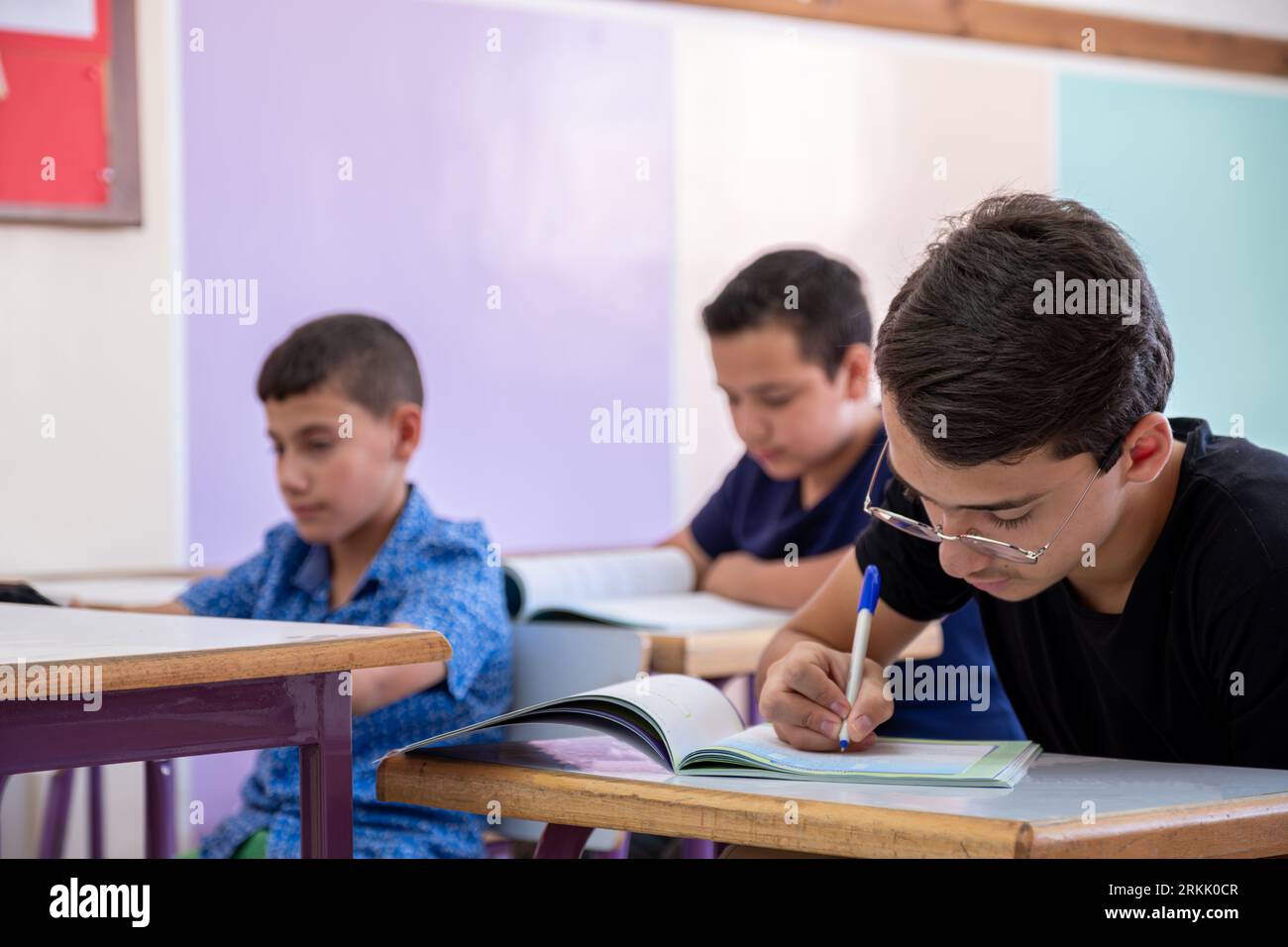 Maths class students hi-res stock photography and images - Alamy