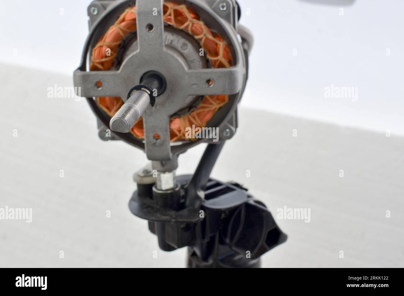 Detail of a domestic table fan motor, representing the concept of ...