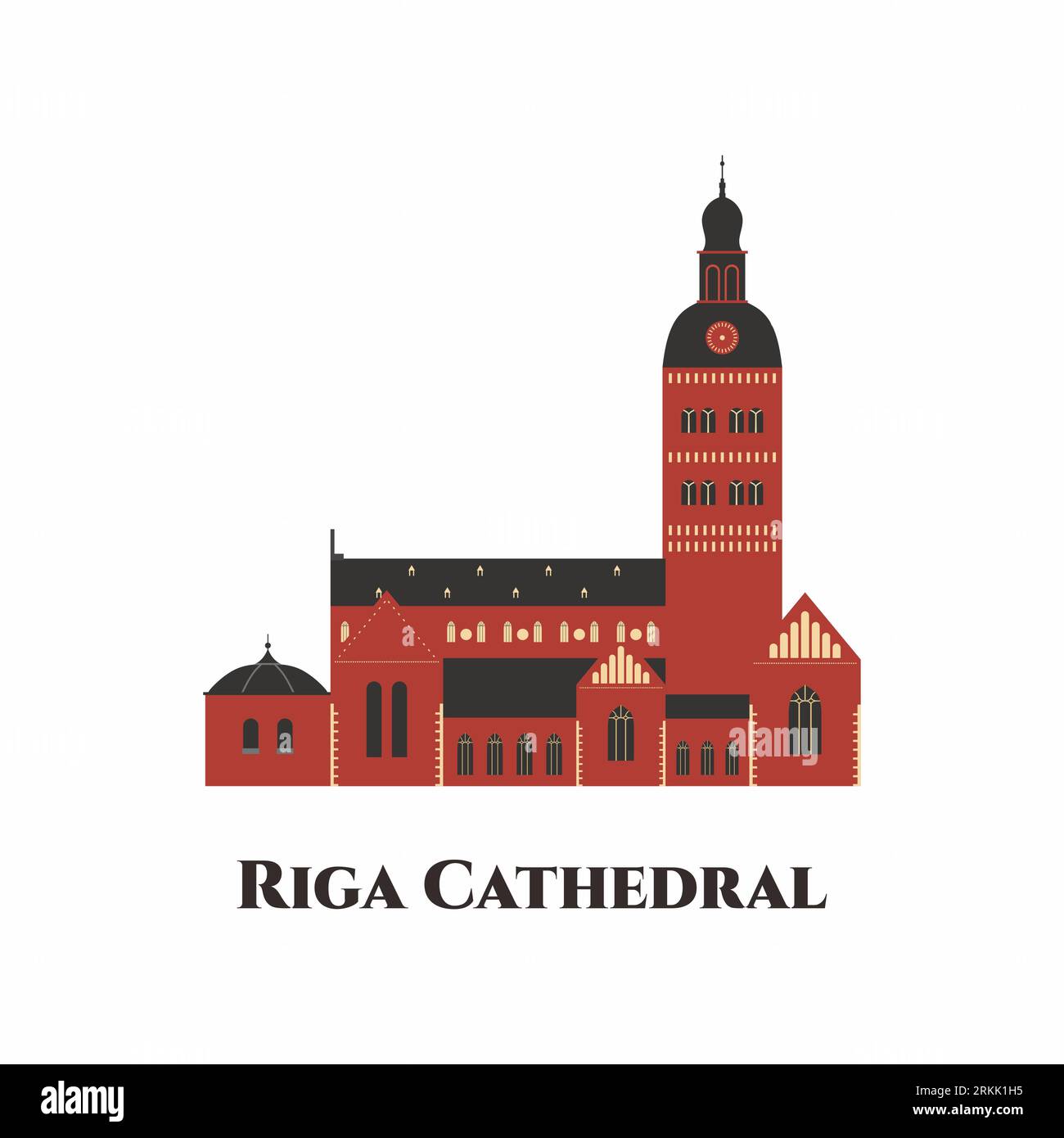 Church saint mary in Stock Vector Images - Alamy