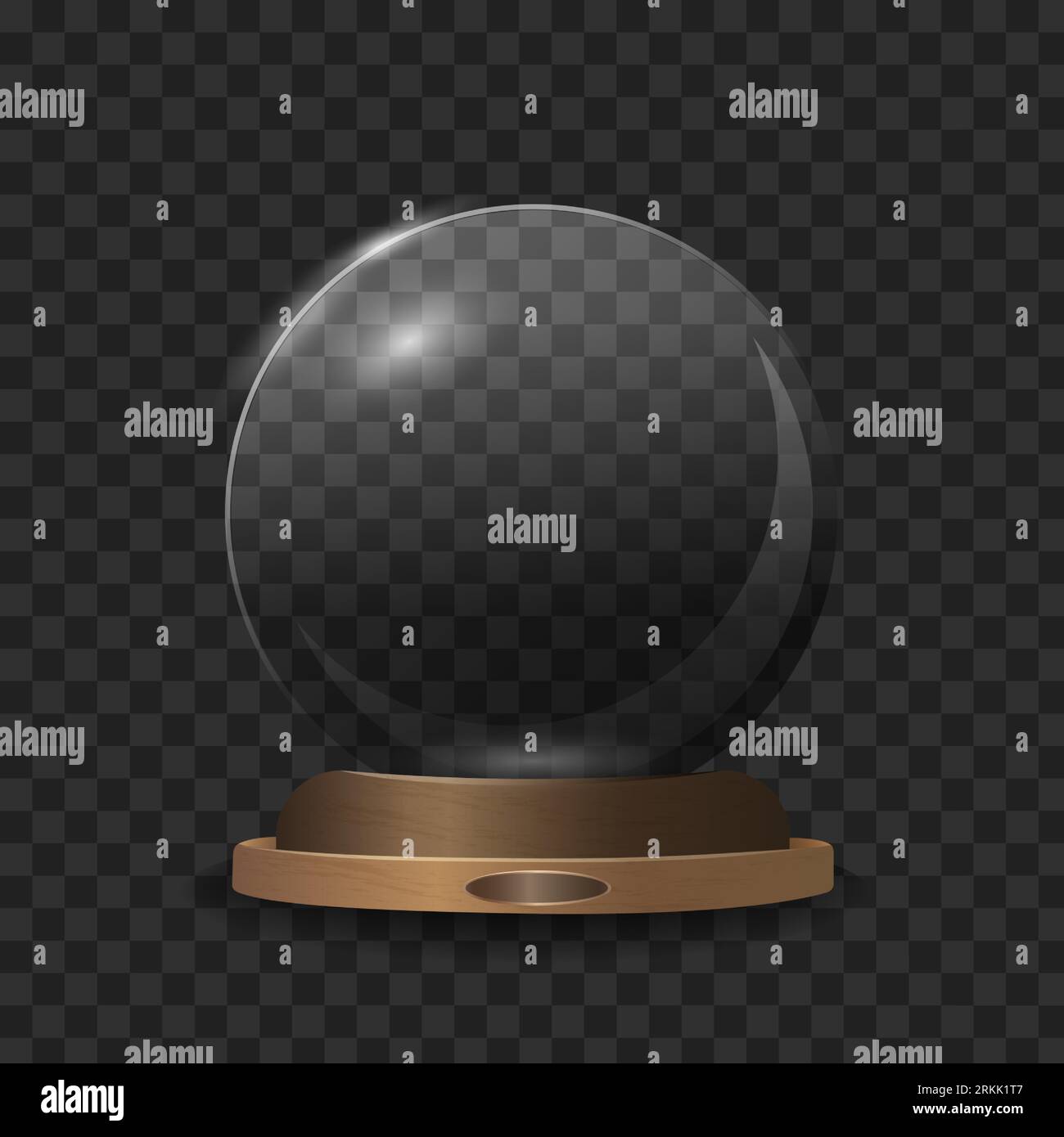 Isolated glass dome glossy Stock Vector Images - Alamy