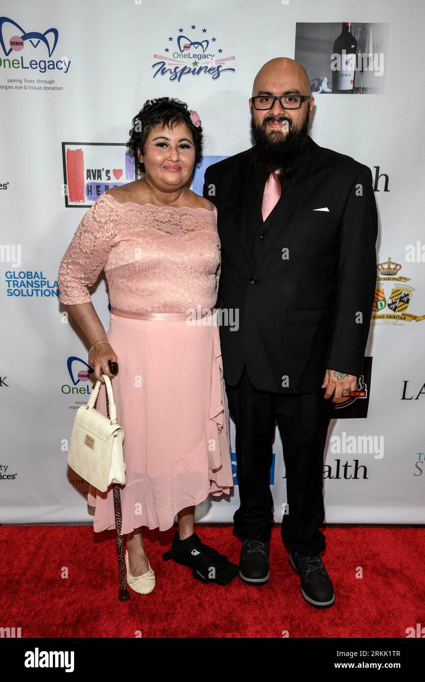 Los Angeles, USA. 24th Aug, 2023. Double lung transplant recipient ...