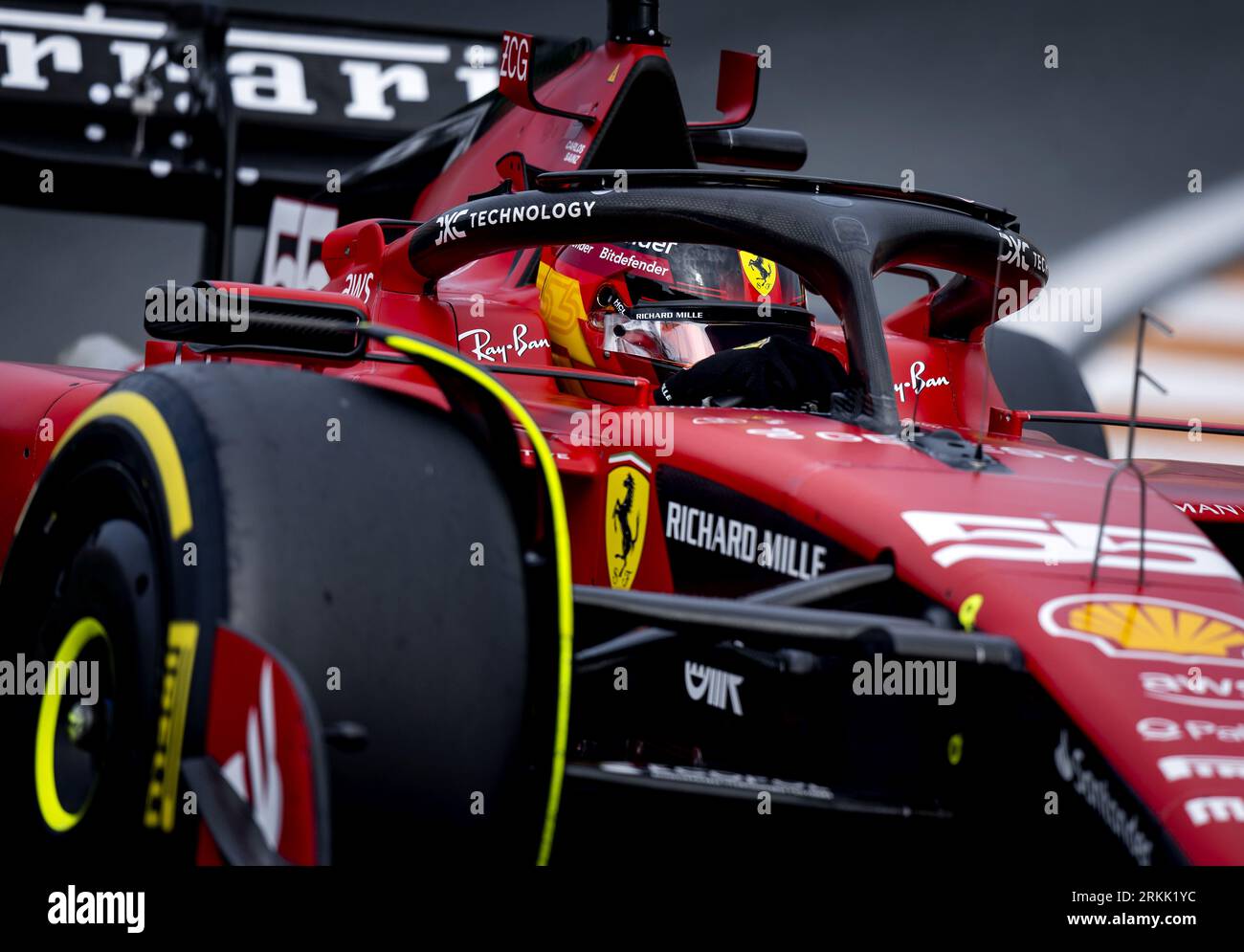 ZANDVOORT - Carlos Sainz (Ferrari) during 2nd Free Practice ahead of ...