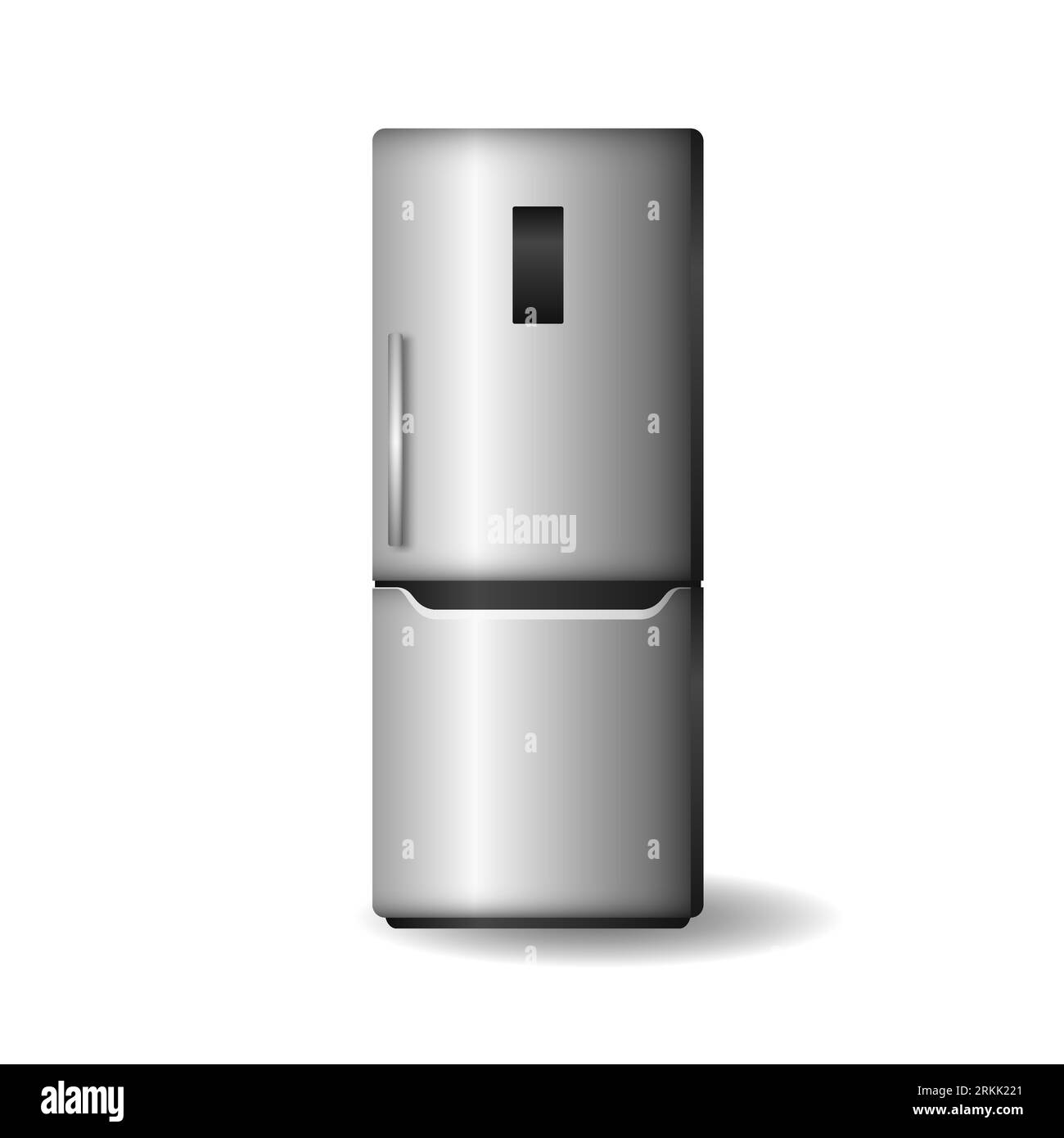 Refrigerator fridge Black and White Stock Photos & Images - Alamy