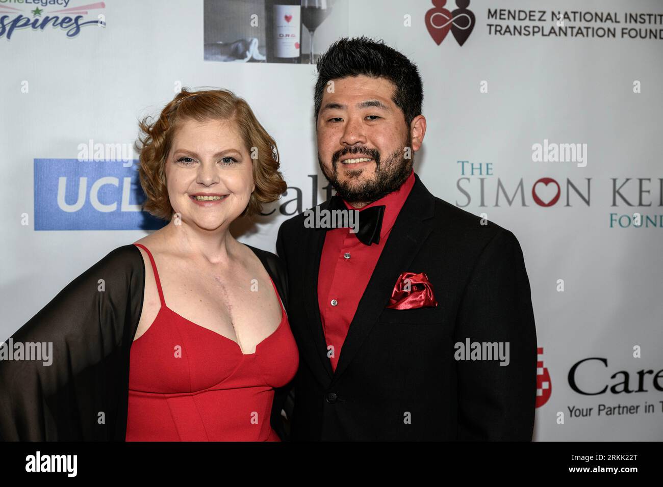 Los Angeles, USA. 24th Aug, 2023. Heart and kidney receiver Audrey Kim ...