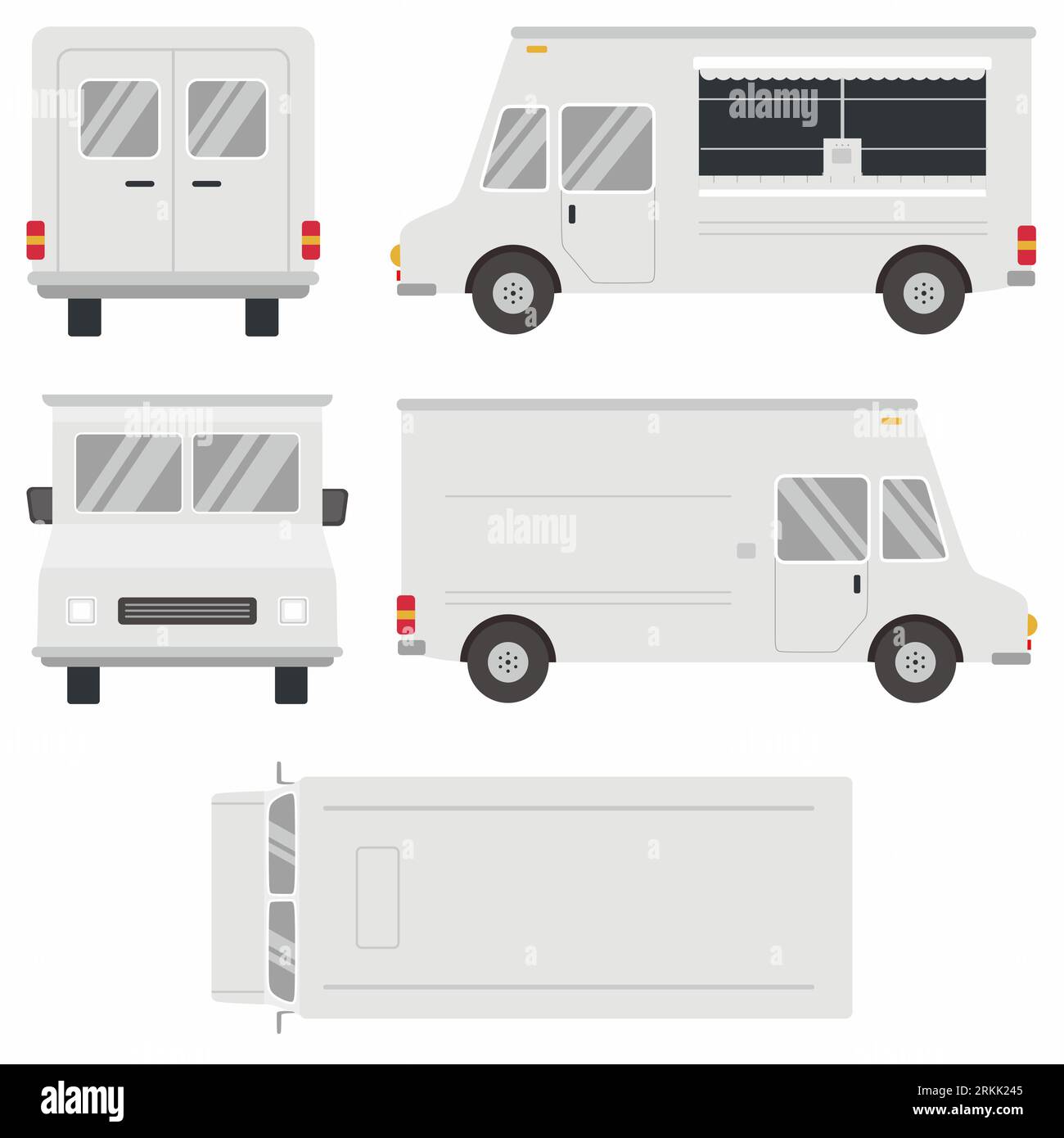 Kitchen with street view Stock Vector Images - Alamy