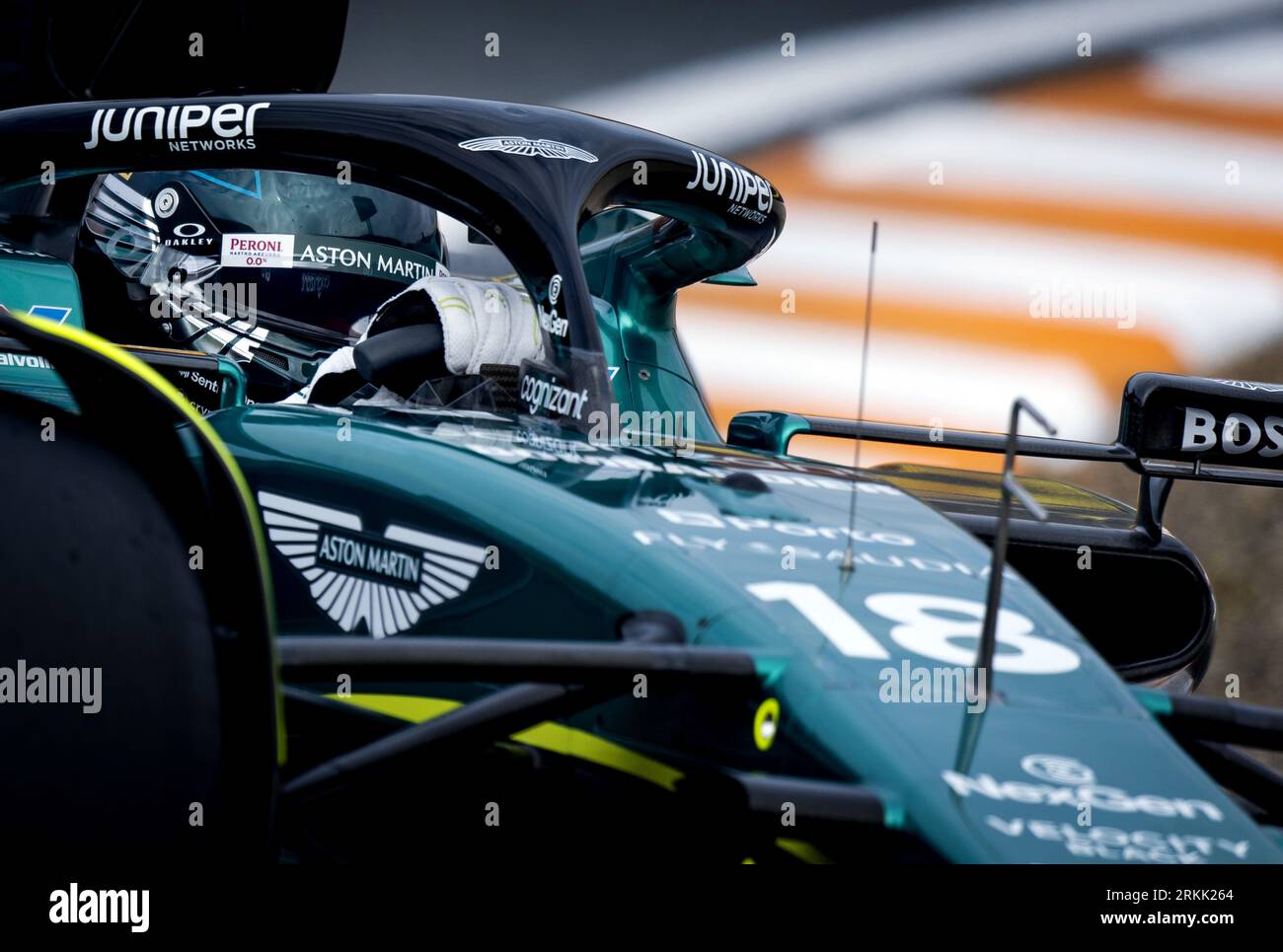 ZANDVOORT - Lance Stroll (Aston Martin) during 2nd Free Practice ahead ...